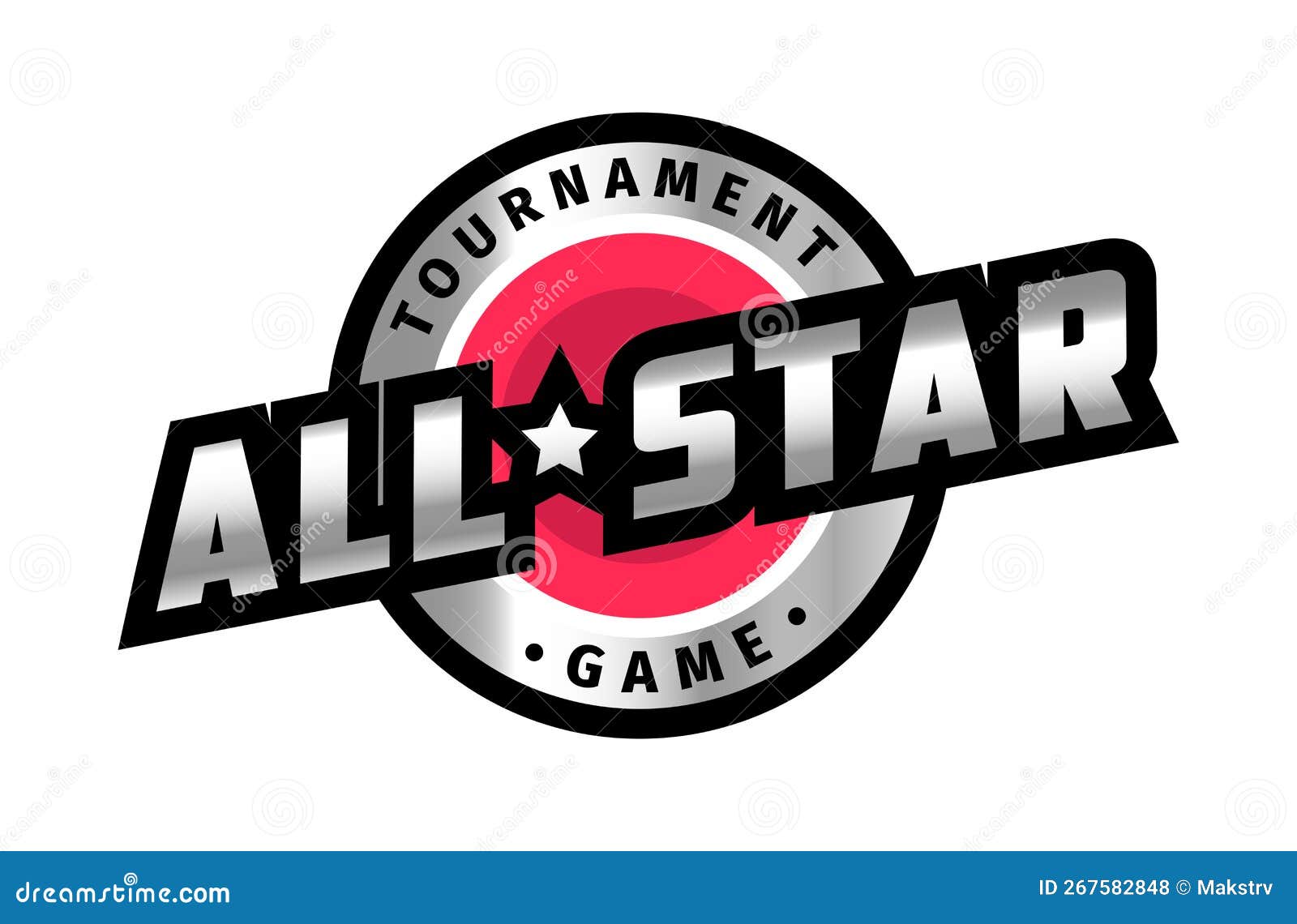 All Star Game Logo, Emblem. Vector Illustration. Stock Vector ...