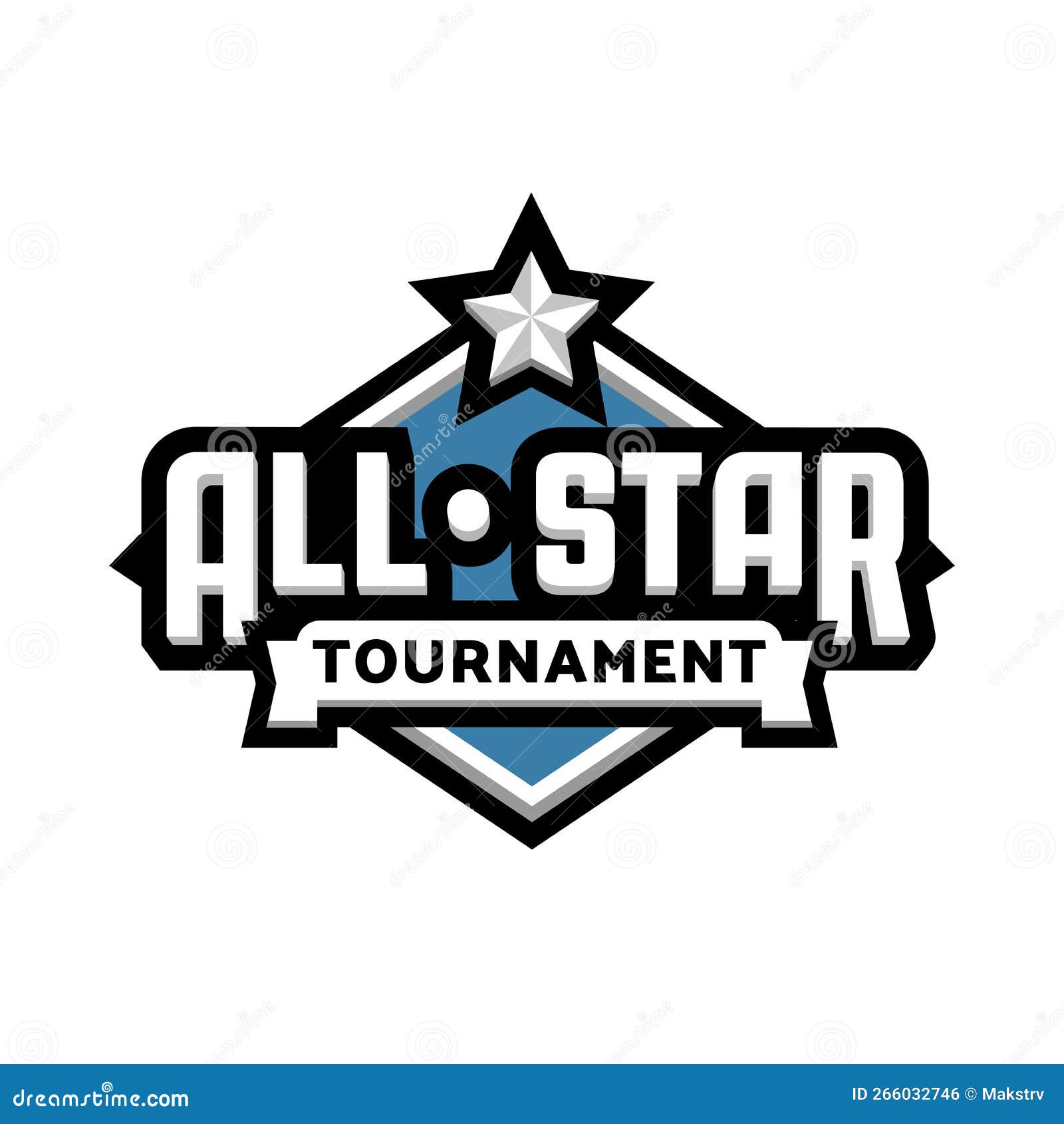 All Stars Game Logo, Emblem. Vector Illustration. Stock Vector ...
