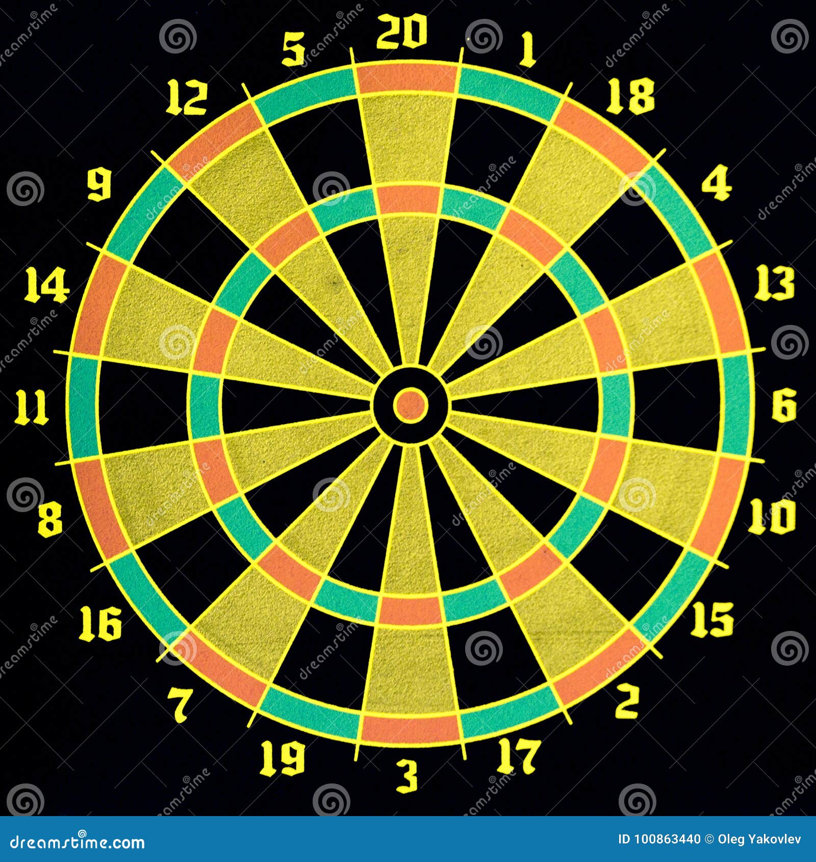 All in target darts game stock illustration. Illustration of darts ...