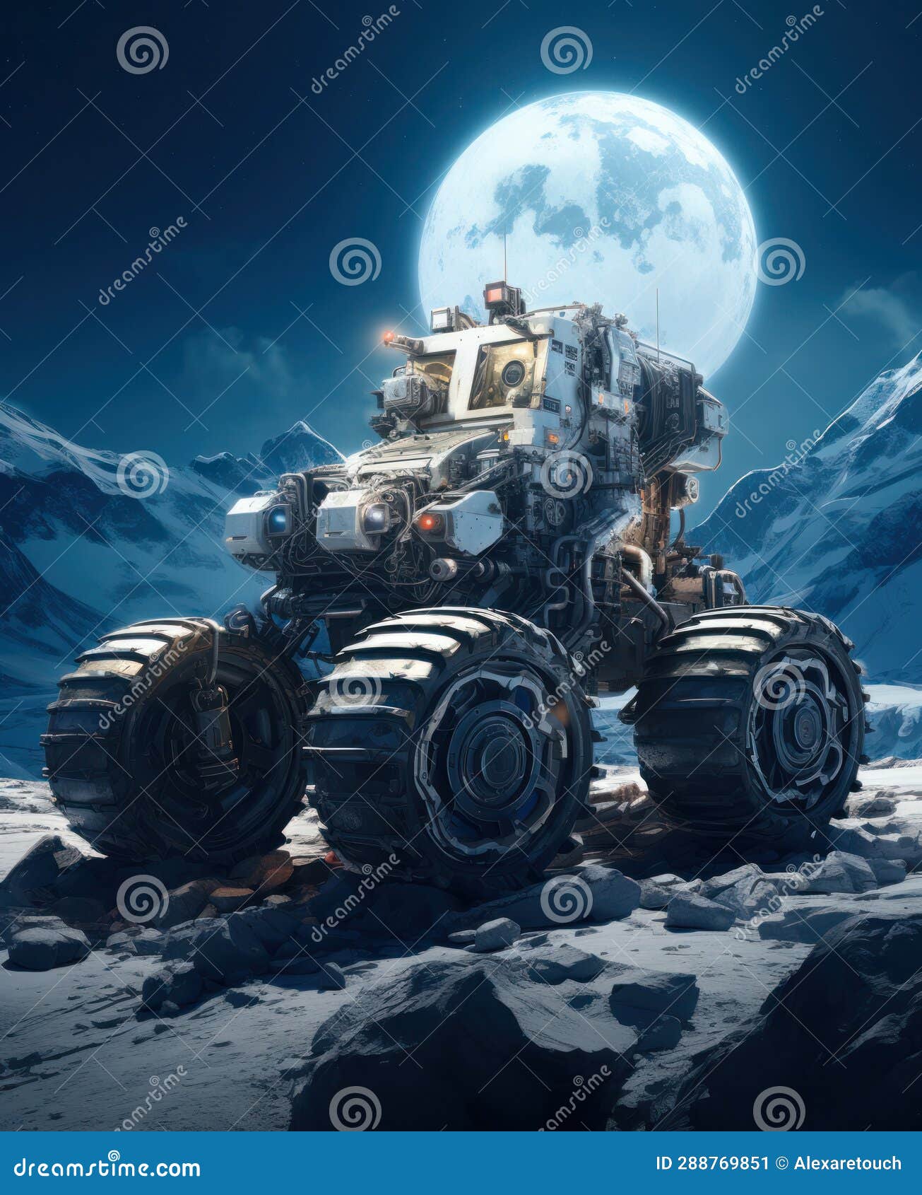 All-terrain Vehicle - a Robot with Large Wheels that Will Move on the ...