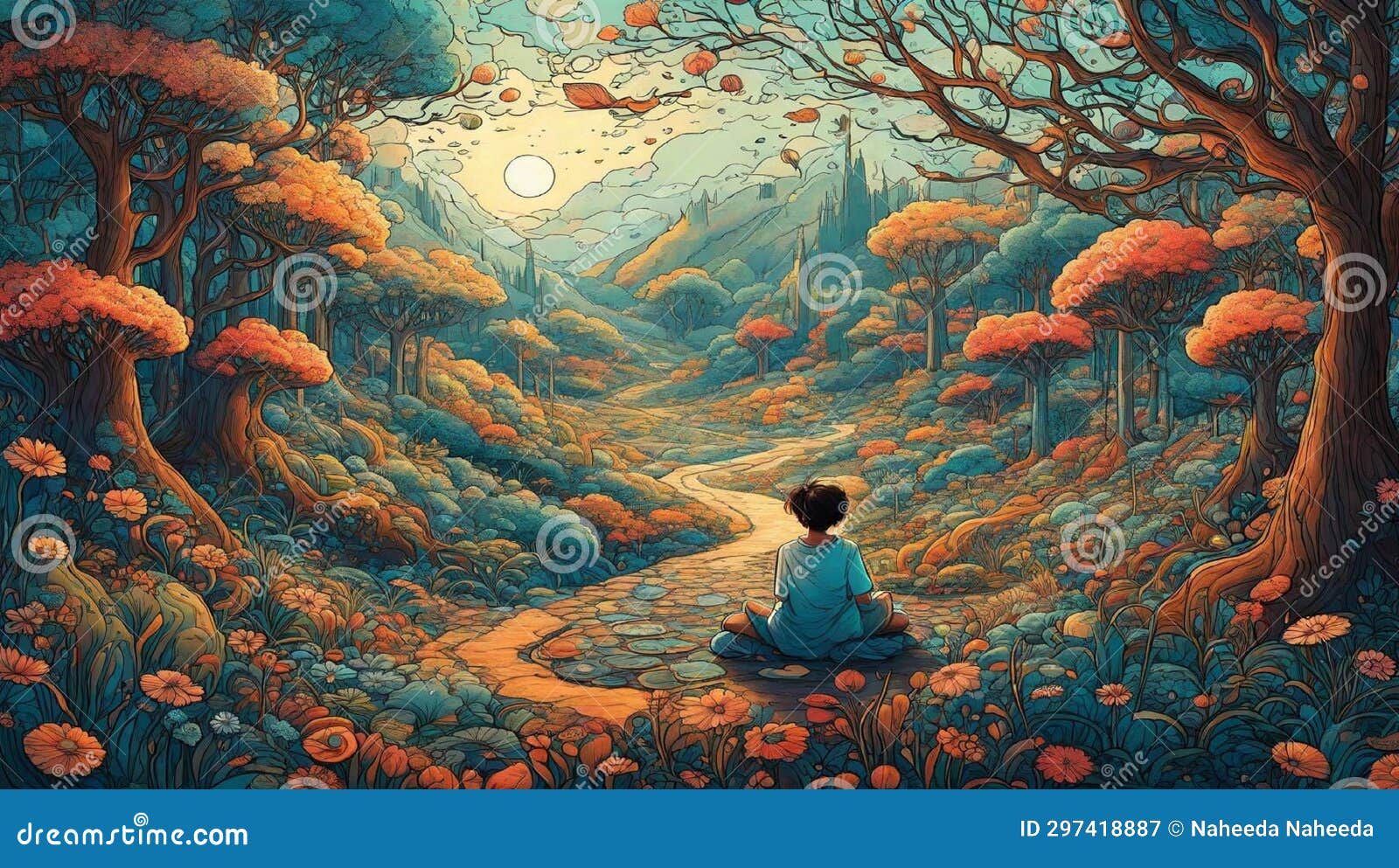 Beauty of the words stock illustration. Illustration of branch - 297418887