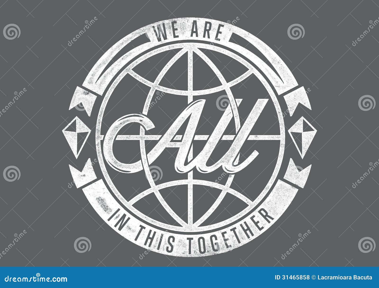 All in this together stock vector. Illustration of abstract - 31465858