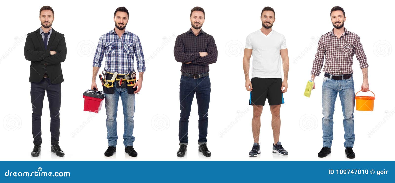 All type of men stock photo. Image of businessman, contrasts - 109747010