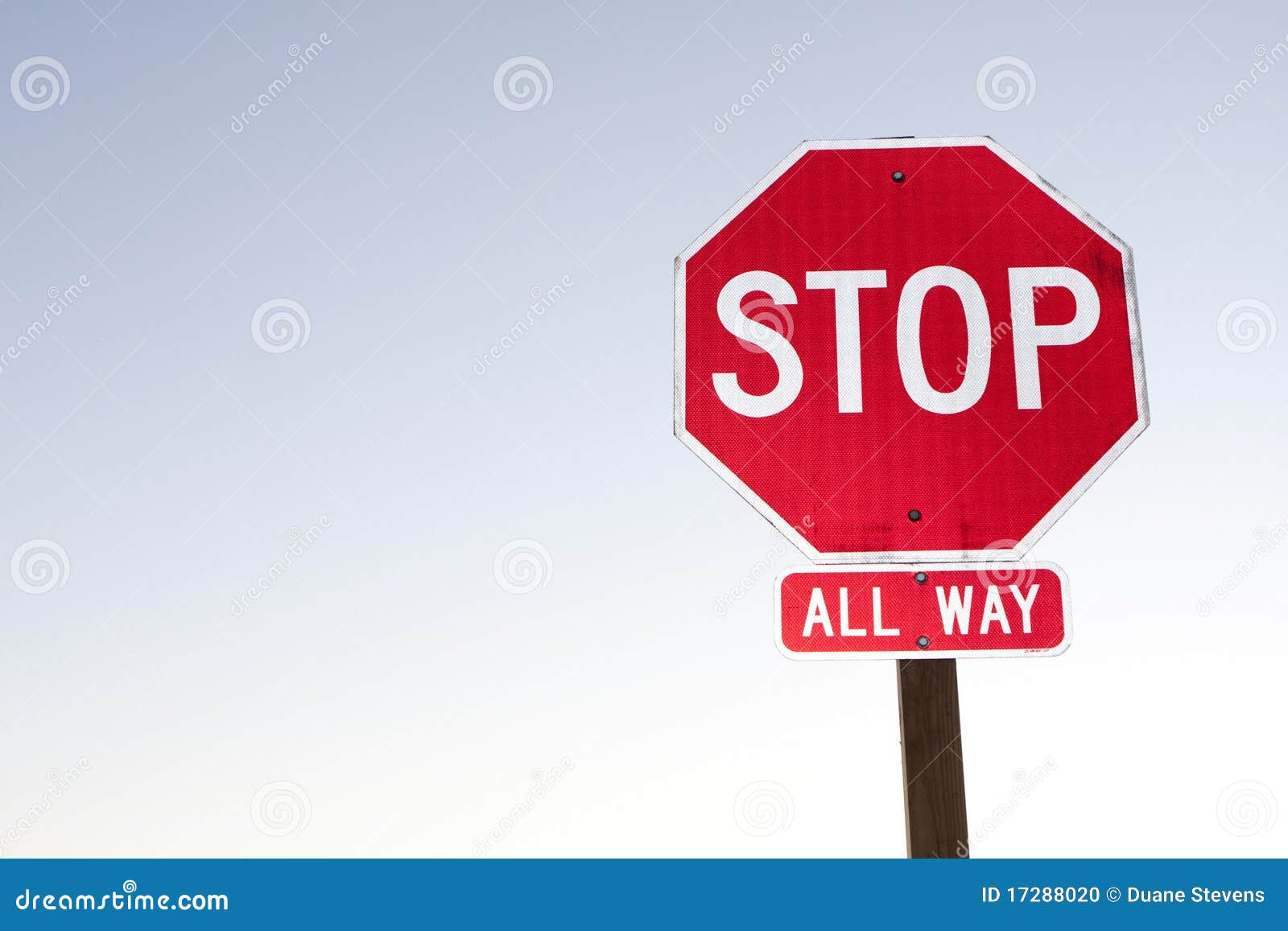 All Way Stop Sign stock photo. Image of sign, control - 17288020