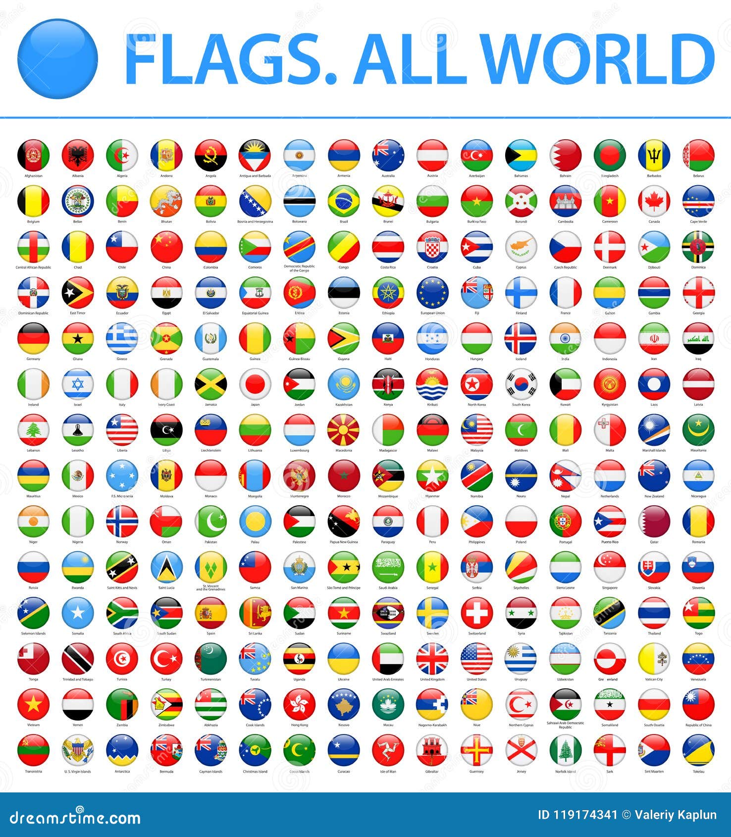 All World Flags - Vector Round Glossy Icons Stock Illustration ... All World Flags - Vector Round Glossy Icons Stock Illustration ...