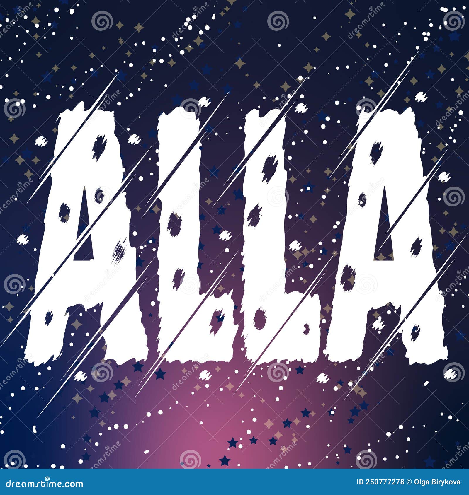 Alla stock illustration. Illustration of text, texture - 250777278