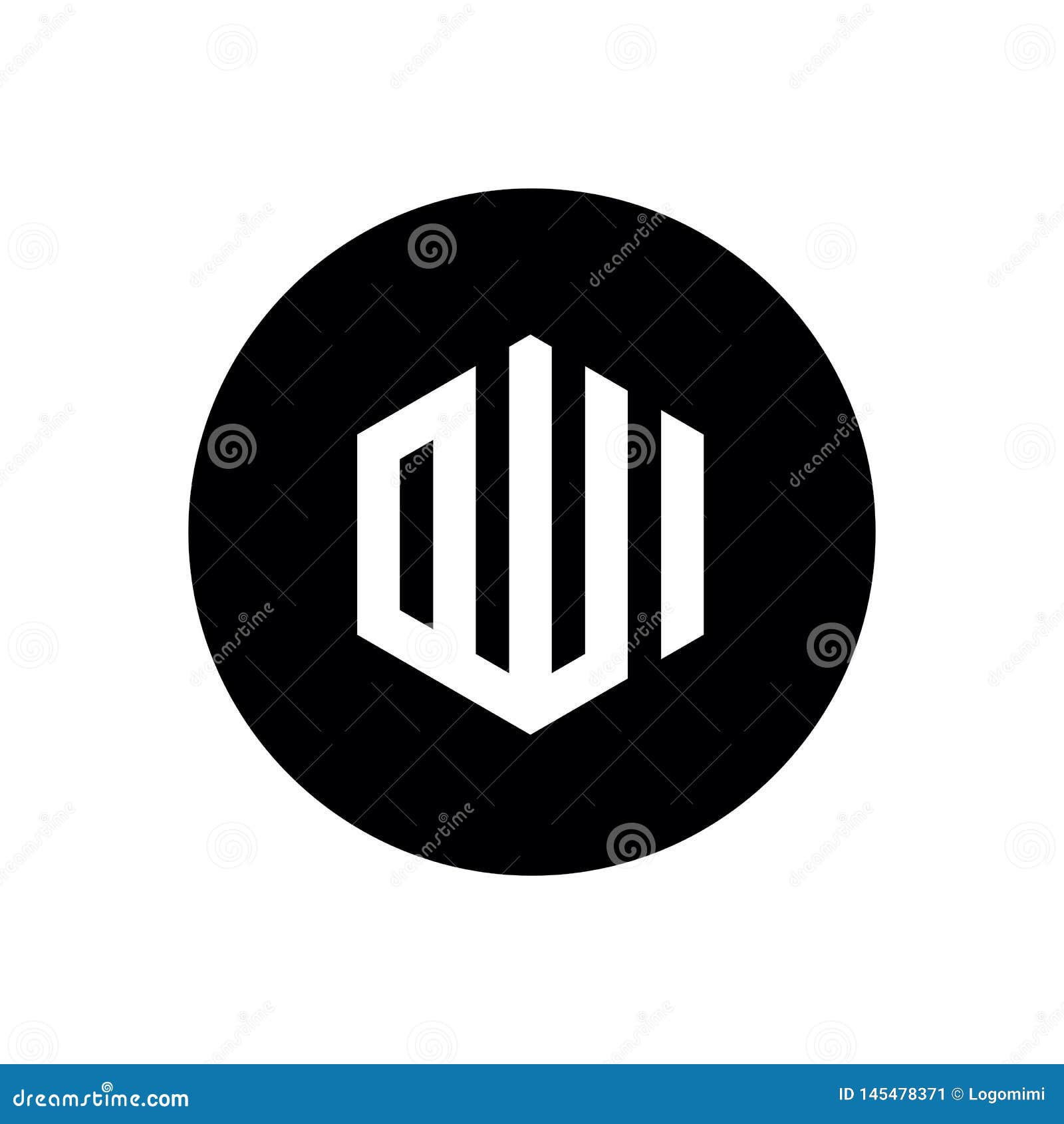 Allah Icon Design, Combined with Black Circle Shape, Vector Logo ...