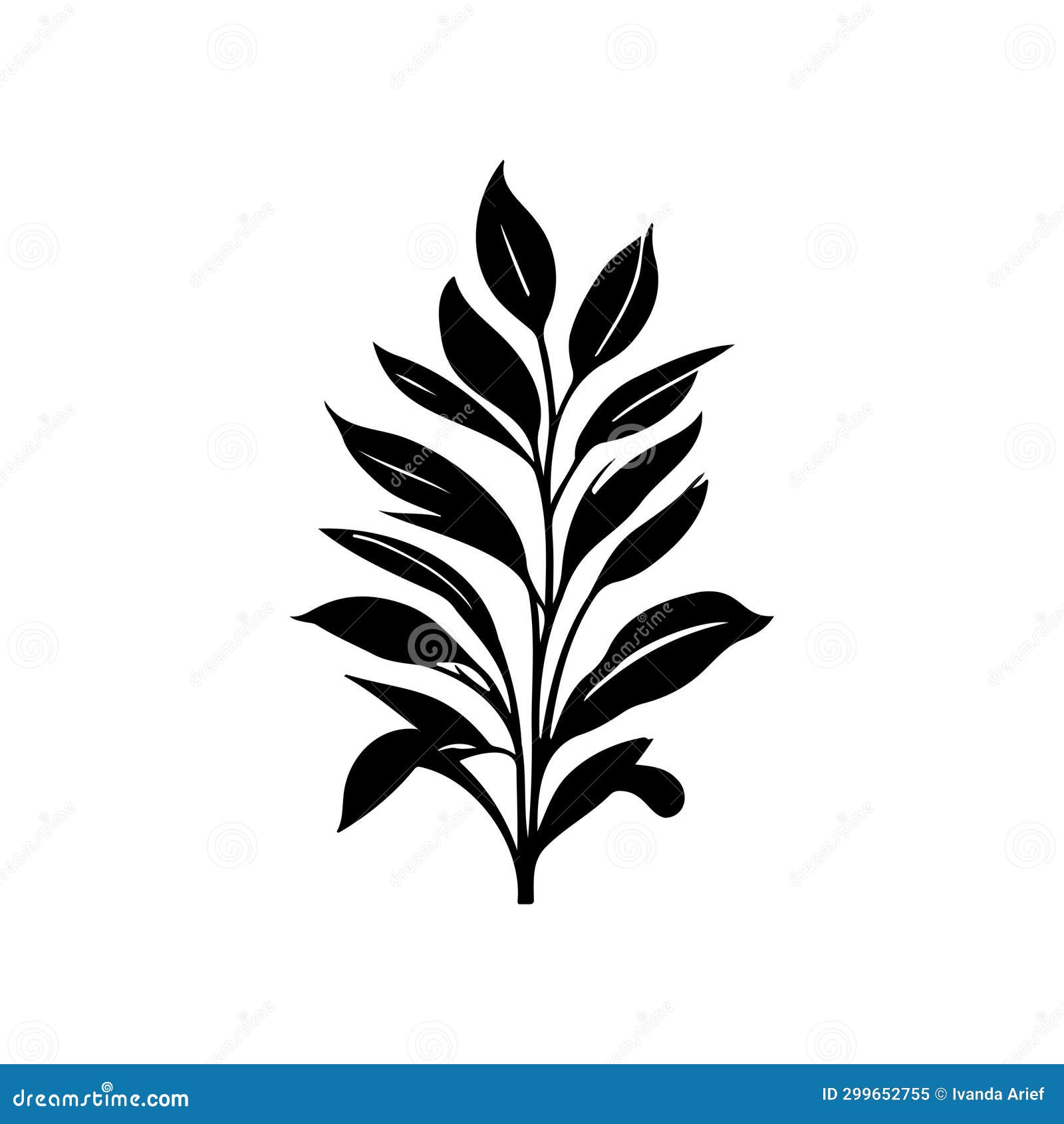 Allamanda Icon Hand Draw Black Plant Logo Symbol Perfect Stock Vector ...