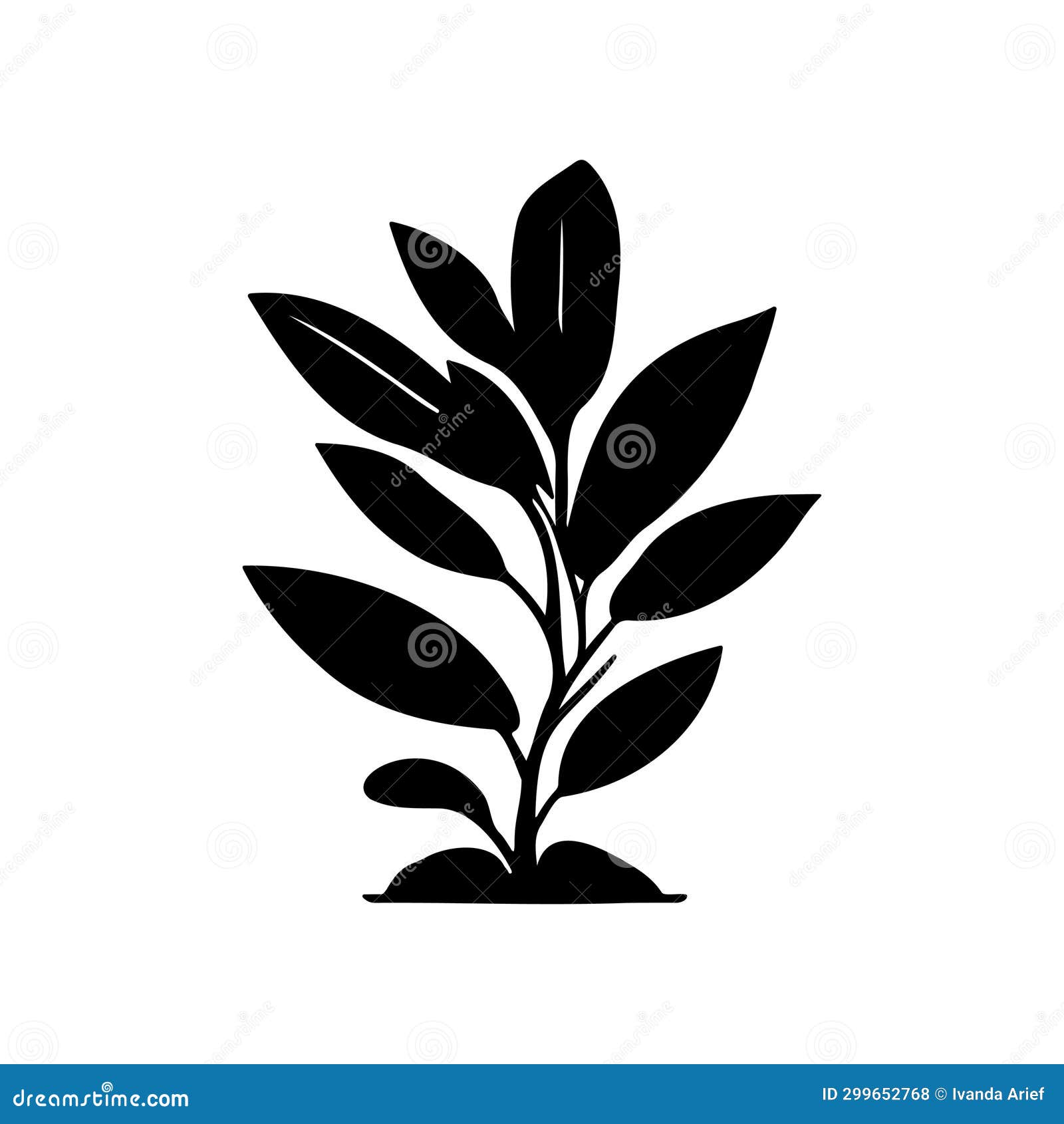 Allamanda Icon Hand Draw Black Plant Logo Symbol Perfect Stock Vector ...