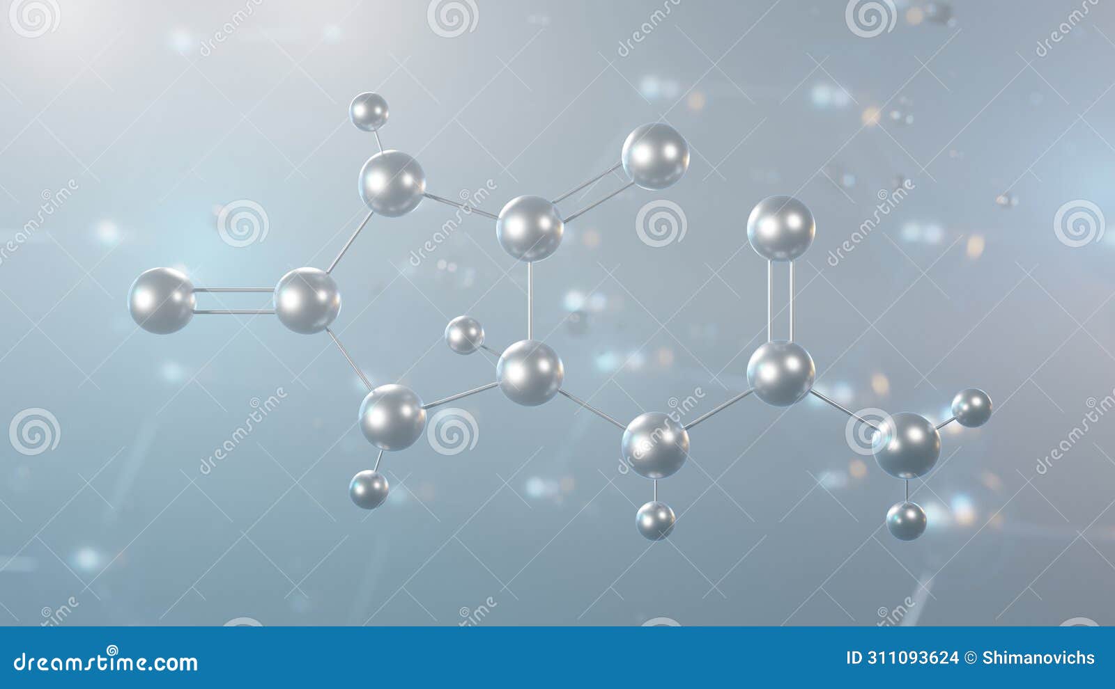 Allantoin Molecular Structure, 3d Model Molecule, 5-ureidohydantoin ...