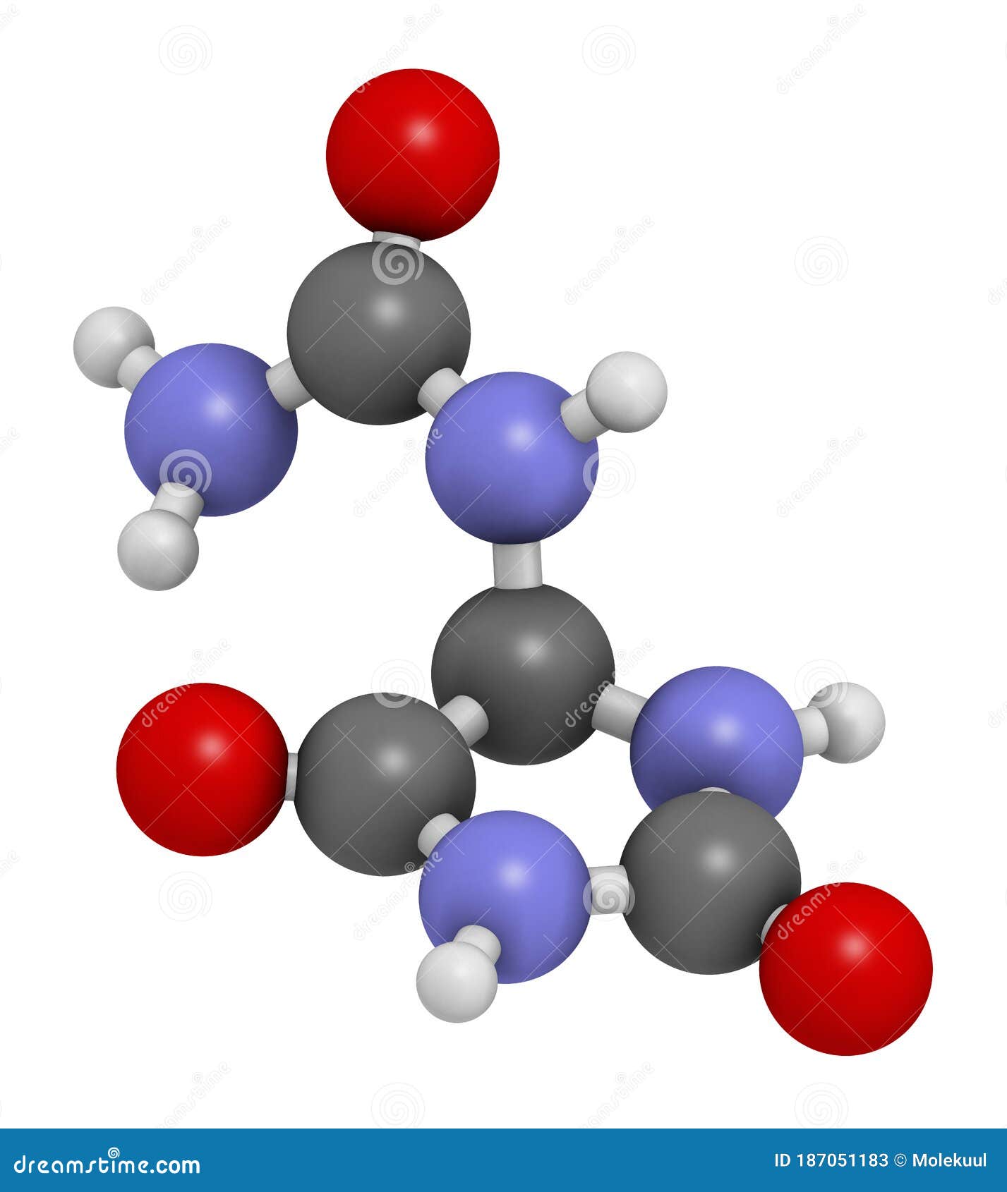 Allantoin. 5-ureidohydantoin Or Glyoxyldiureide. Diureide Of Glyoxylic ...