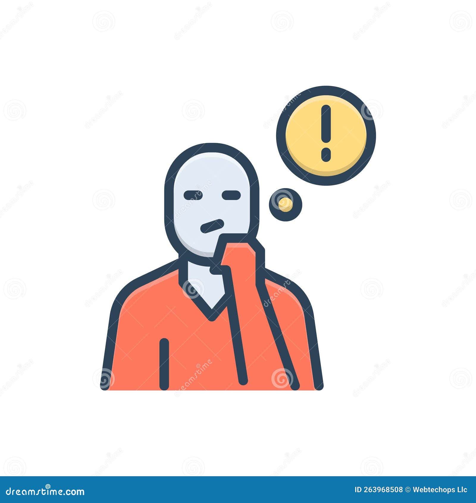 Color Illustration Icon for Alleged, Purported and so Called Stock ...