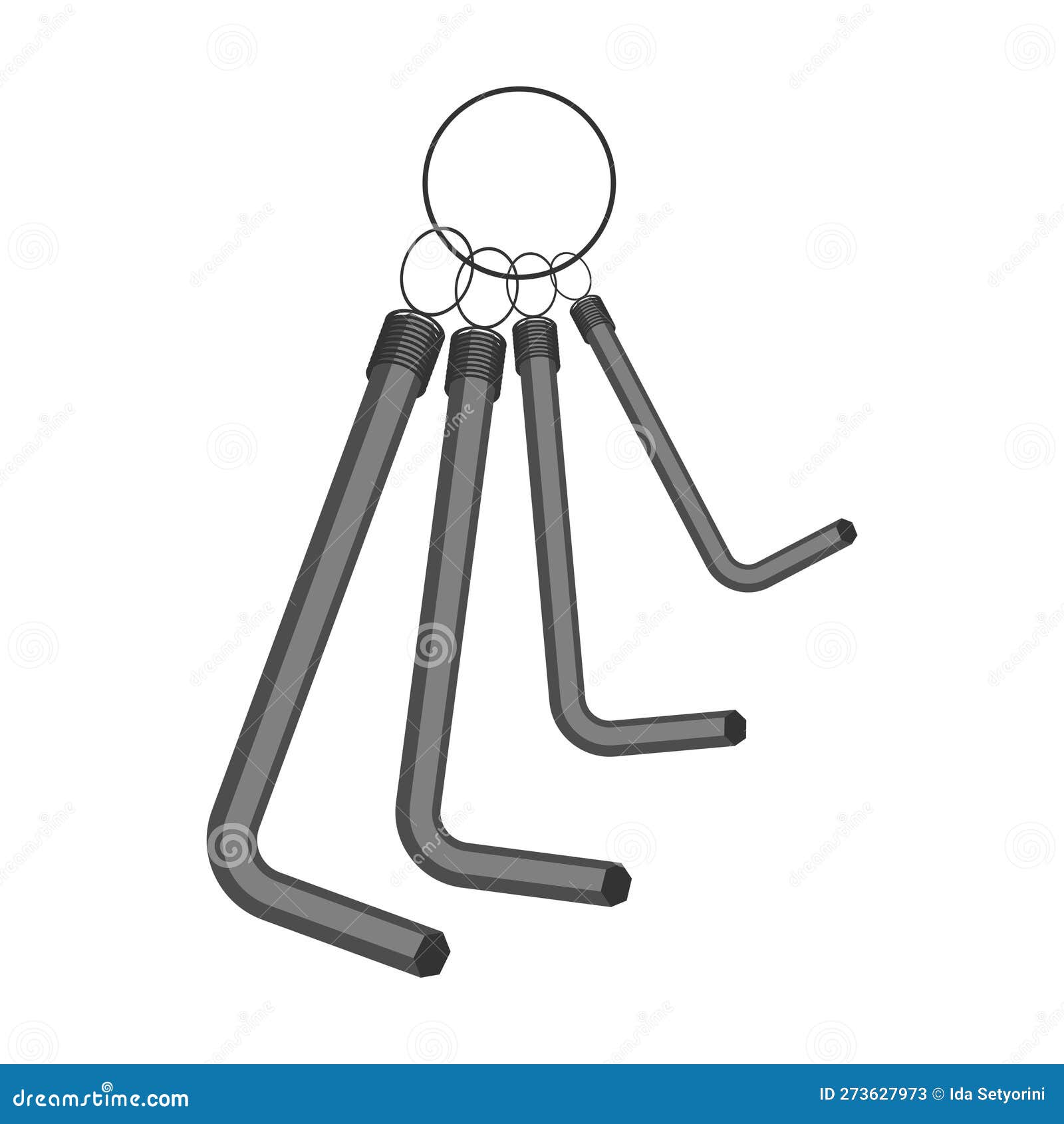 Allen keys icon vector stock illustration. Illustration of workshop ...