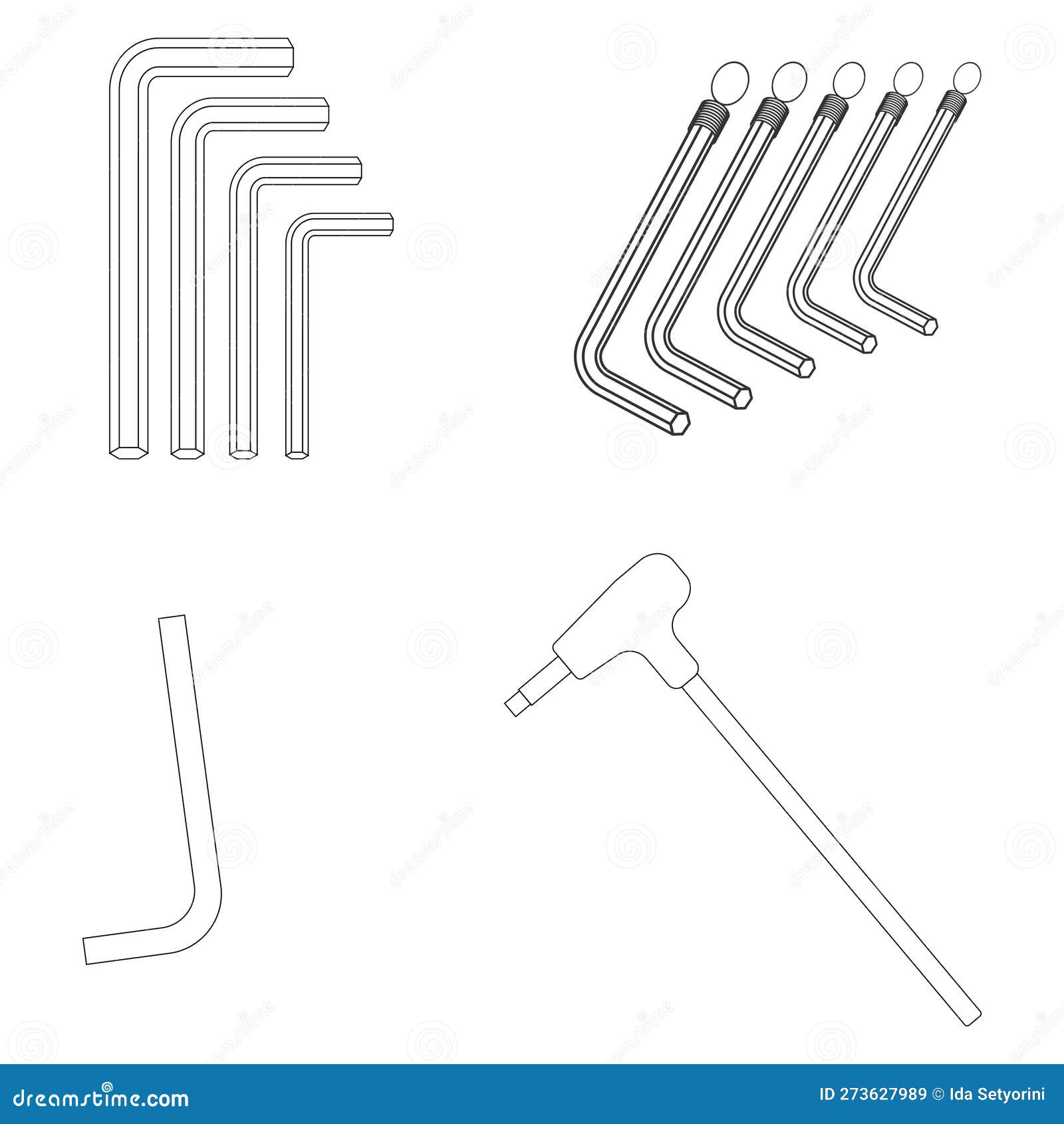 Allen keys icon vector stock illustration. Illustration of allen ...