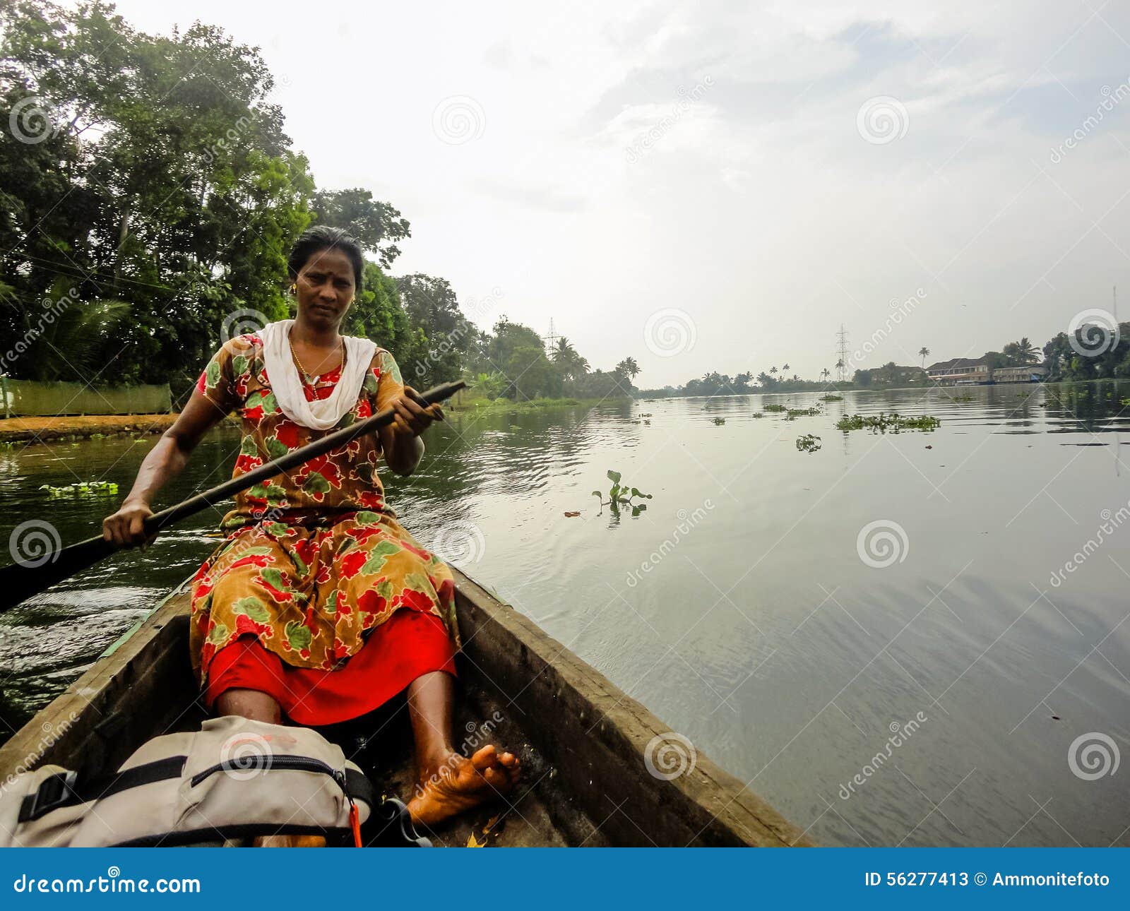 Alleppey, la India foto de archivo editorial. Imagen de indio - 56277413