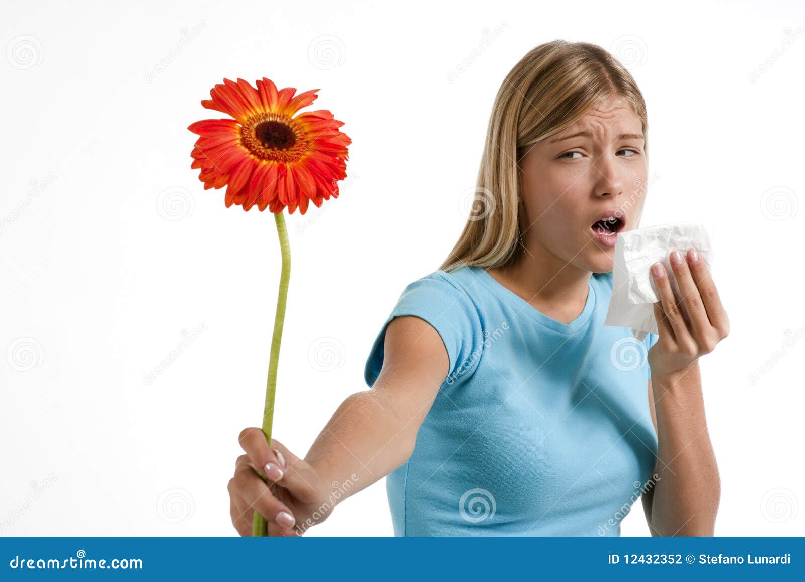 Allergy stock photo. Image of isolated, illness, color - 12432352
