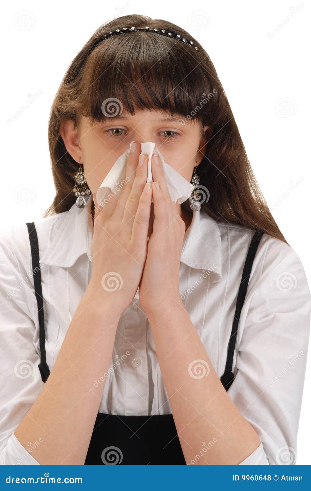Allergy stock photo. Image of allergy, isolated, caucasian - 9960648
