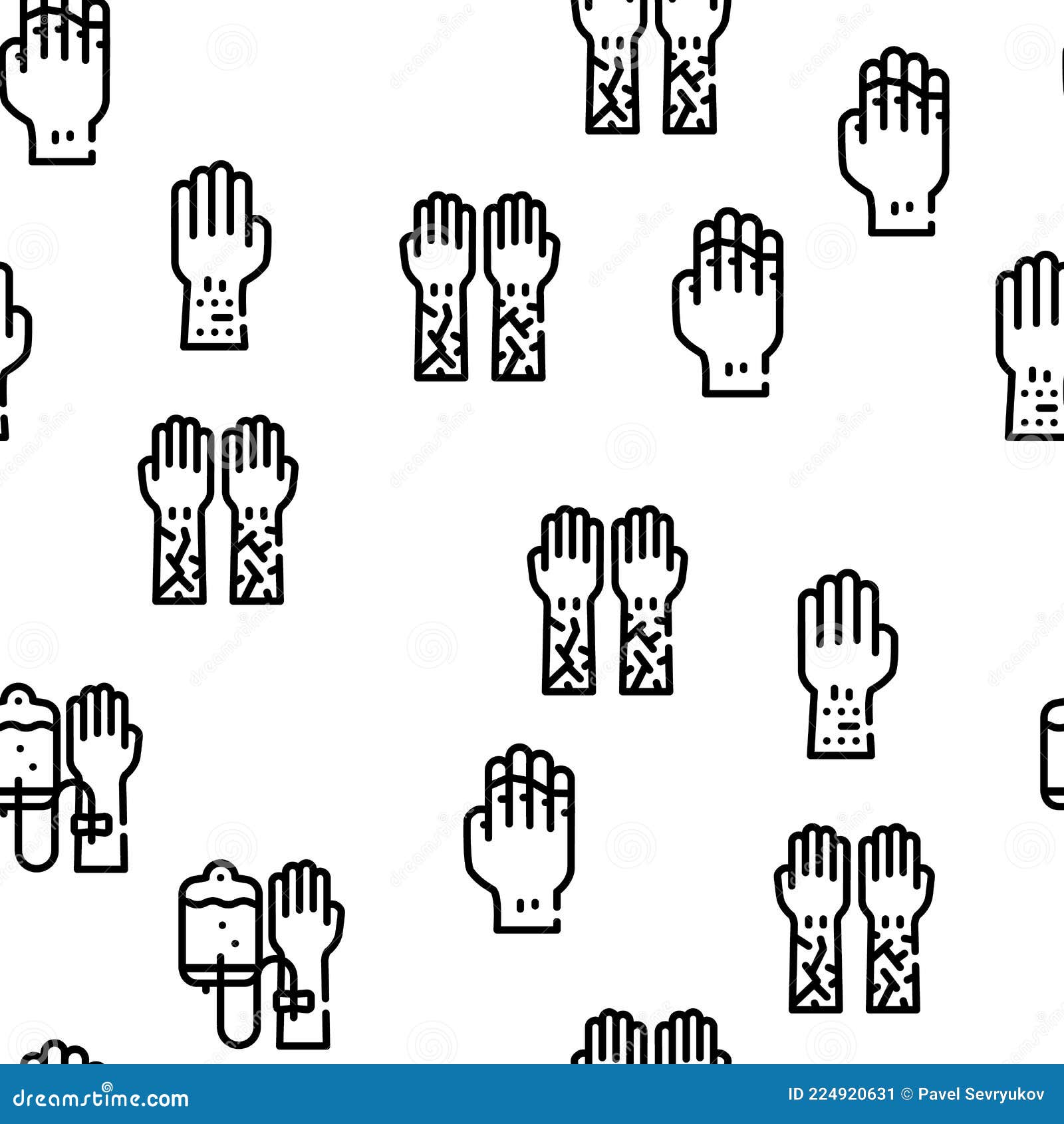 Allergy Health Problem Vector Seamless Pattern Stock Vector ...