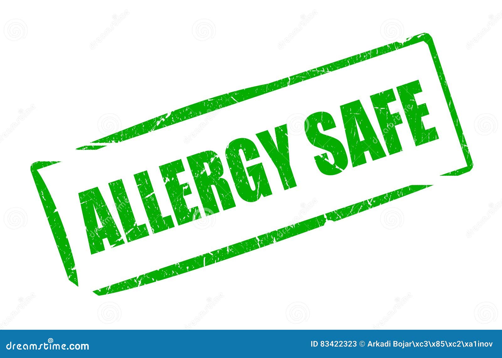 Safe Rubber Stamp Cartoon Vector | CartoonDealer.com #87648213