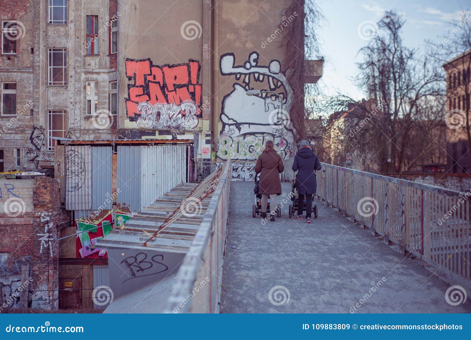 Alley, Arkitektur, Berlin Bild. Bild: 109883809