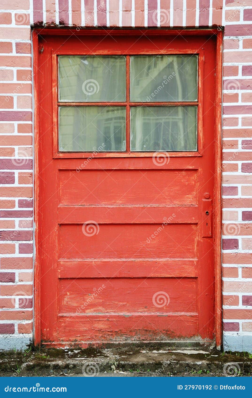 Alley Door stock photo. Image of pair, wooden, architecture - 27970192