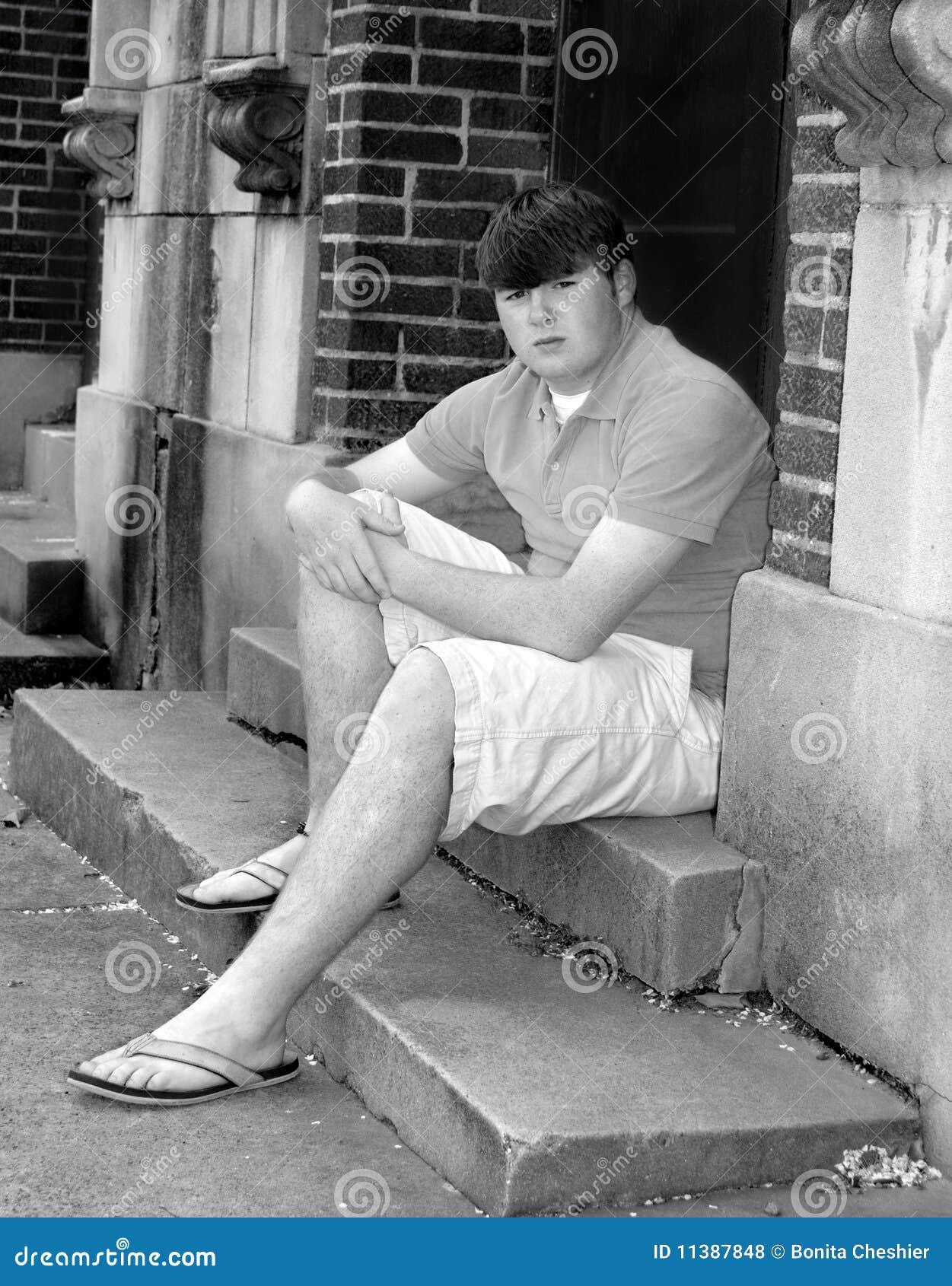 Alley Pose stock photo. Image of relaxed, looking, sidewalk - 11387848