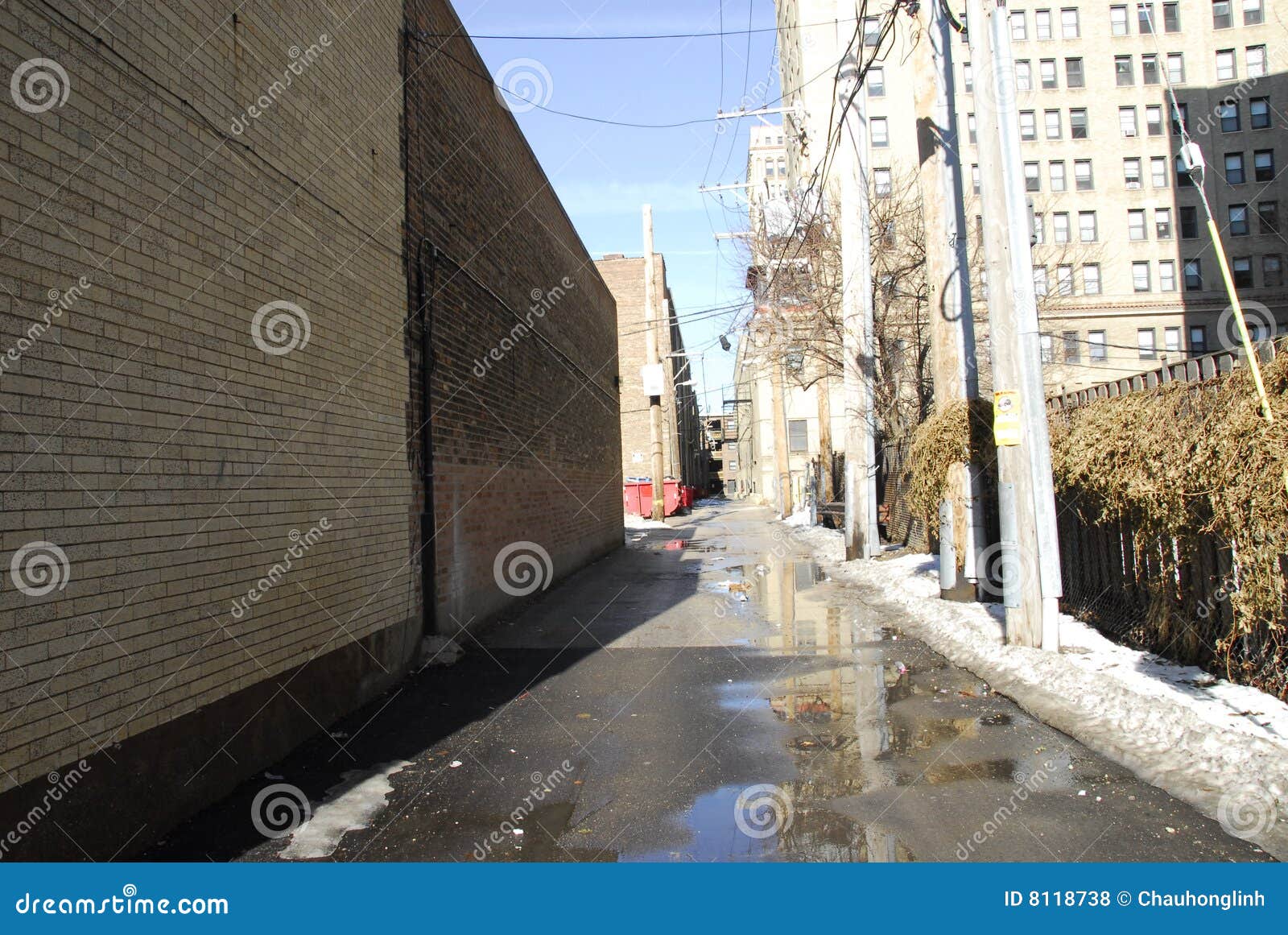 An Alley in South Side Chicago 2 Stock Photo - Image of america ...