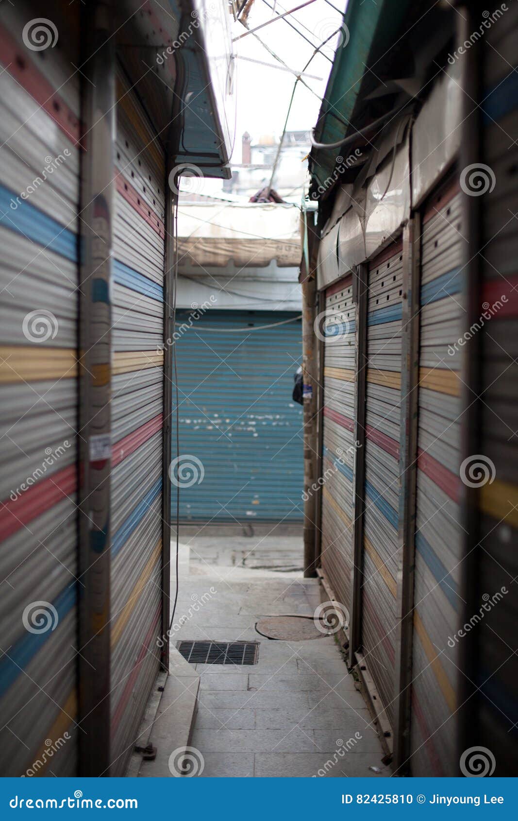 Alley stock photo. Image of shutter, place, outdoors - 82425810