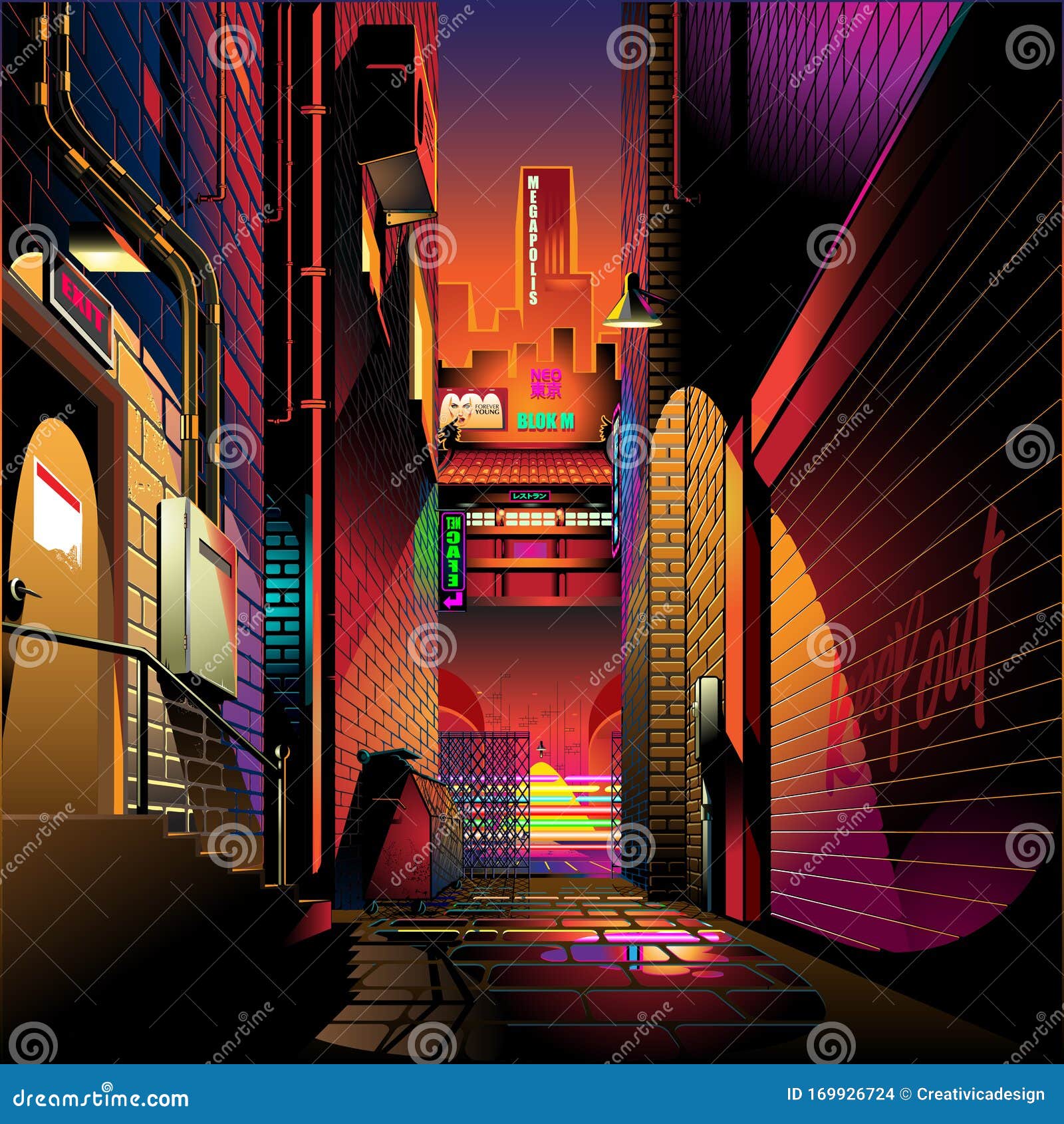 Dark Alley Cartoon Stock Illustrations – 129 Dark Alley Cartoon Stock ...