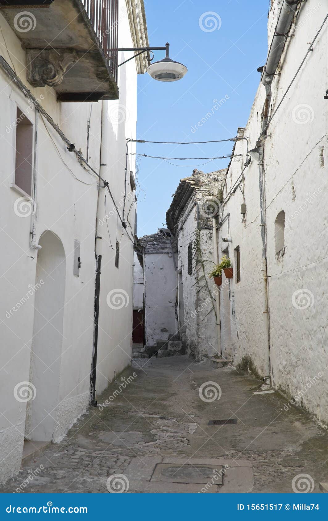 Alleyway. stock image. Image of architectural, characteristic - 15651517