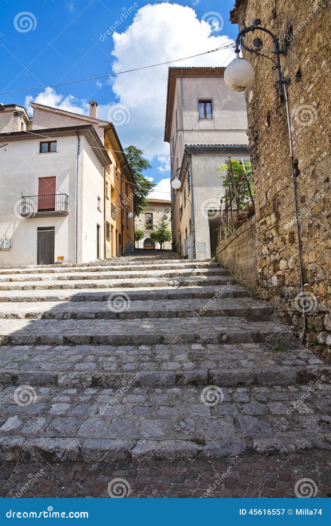 Alleyway. Brienza. Basilicata. Italy. Stock Image - Image of lucania ...