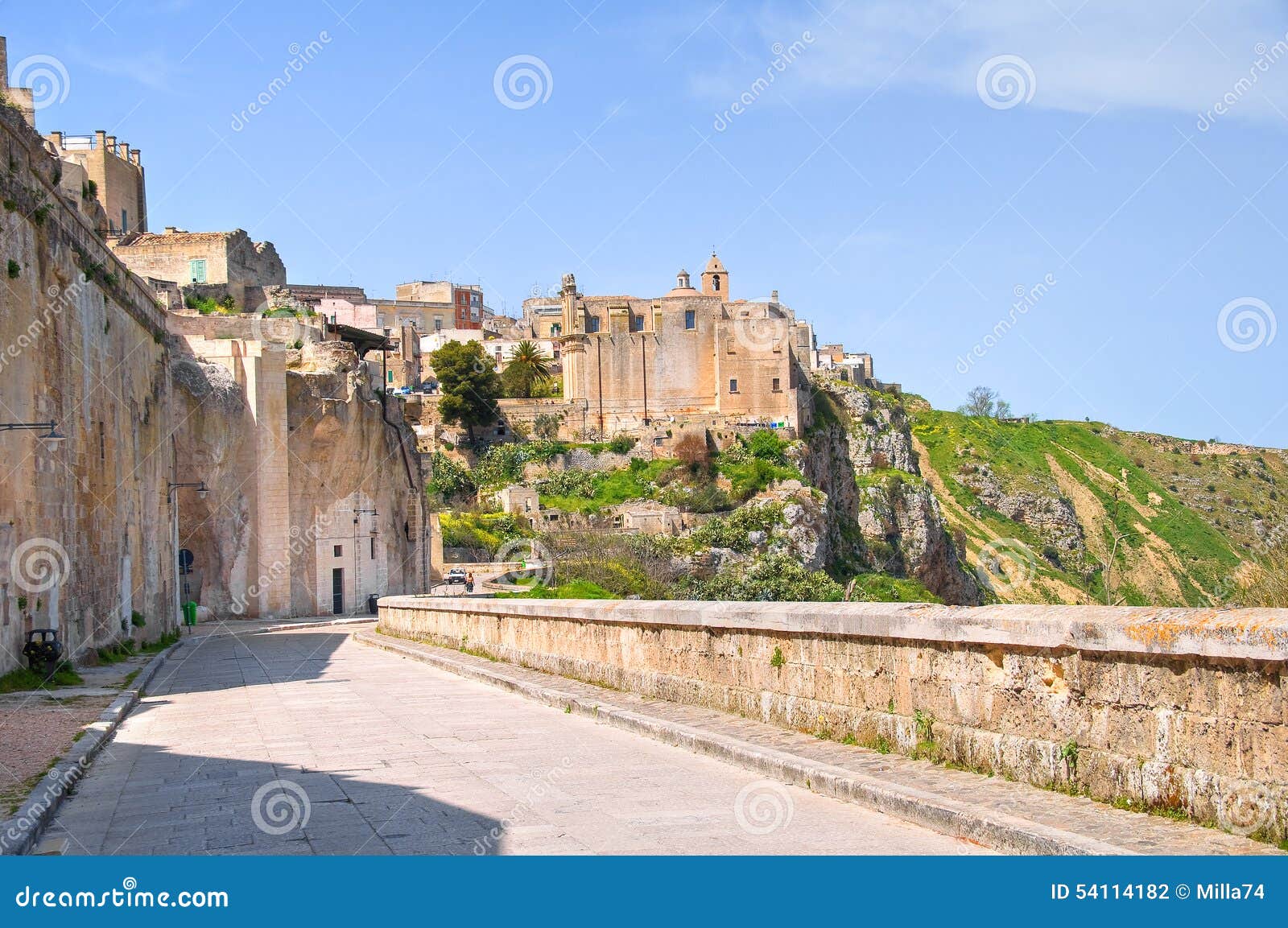 Alleyway. Sassi of Matera. Basilicata. Italy. Stock Photo - Image of ...