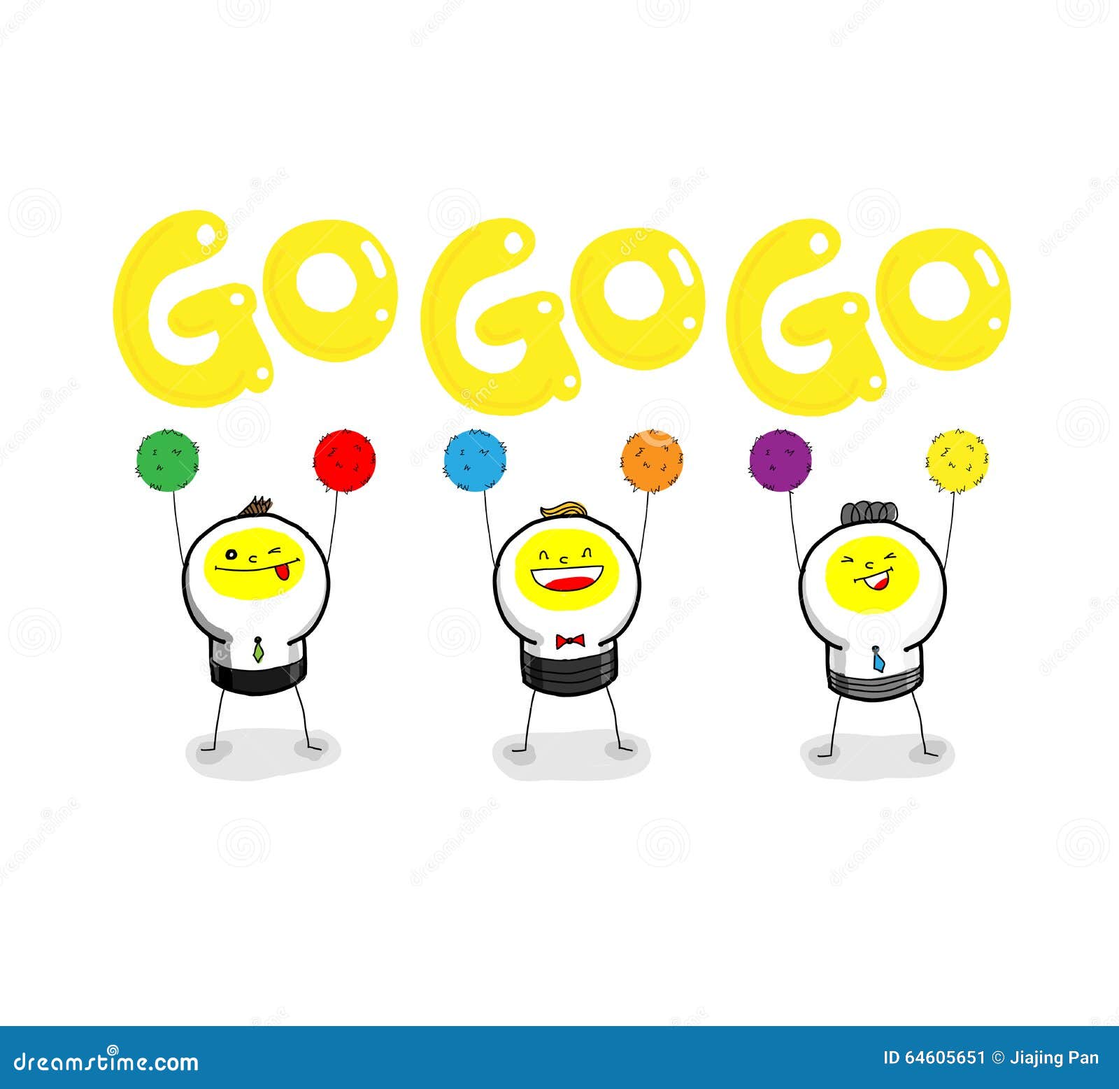 ALLEZ ! ALLEZ ! ALLEZ ! illustration stock. Illustration du aspirations ...