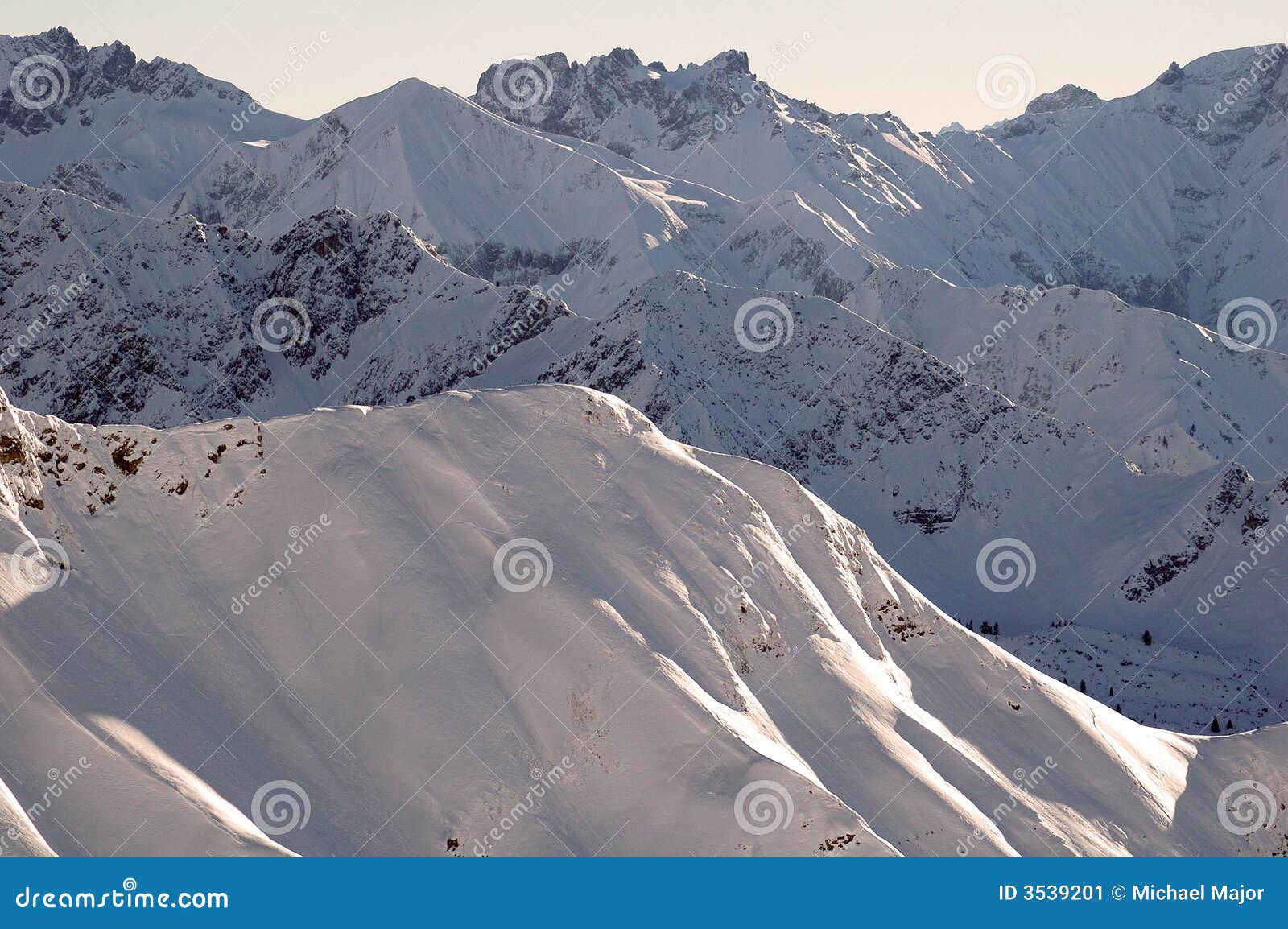 Allgau Alps, Southern Germany Stock Image - Image of snow, mountain ...