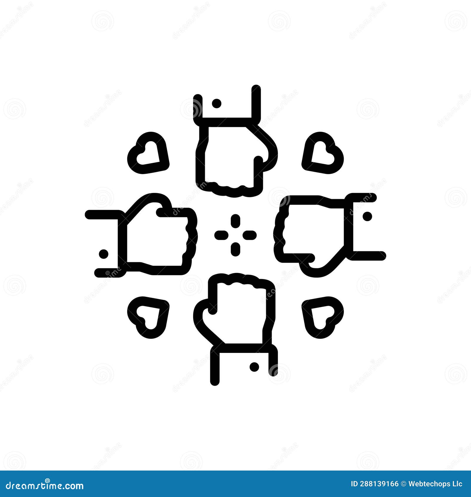 Black Line Icon for Alliance, Join and Union Stock Vector ...