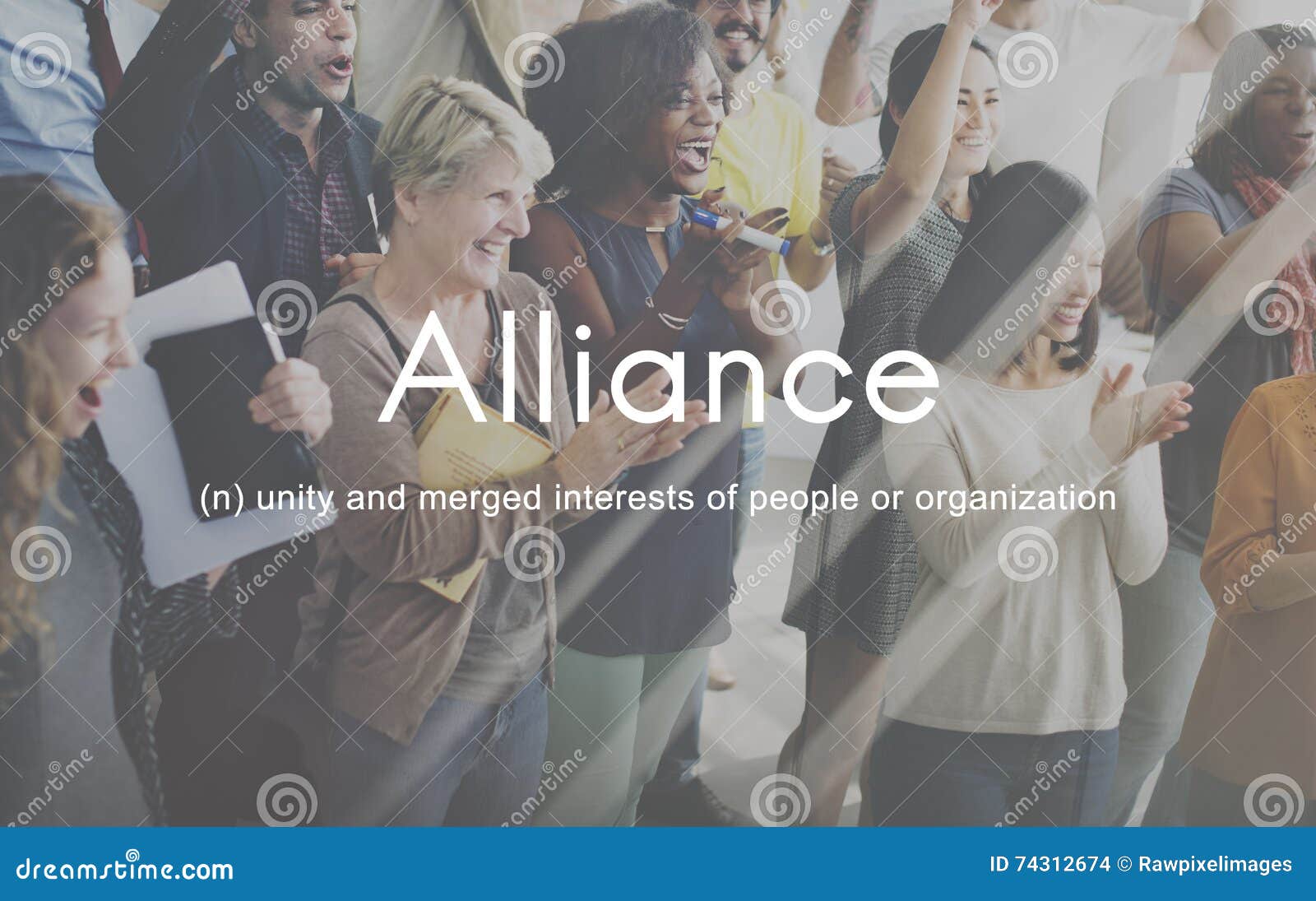 Alliance Team Combine Corporate Partnership Concept Stock Photo - Image ...