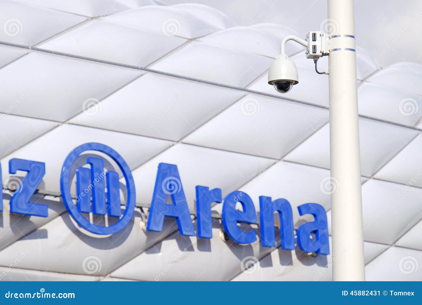 Allianz Arena security editorial photo. Image of munich - 45882431