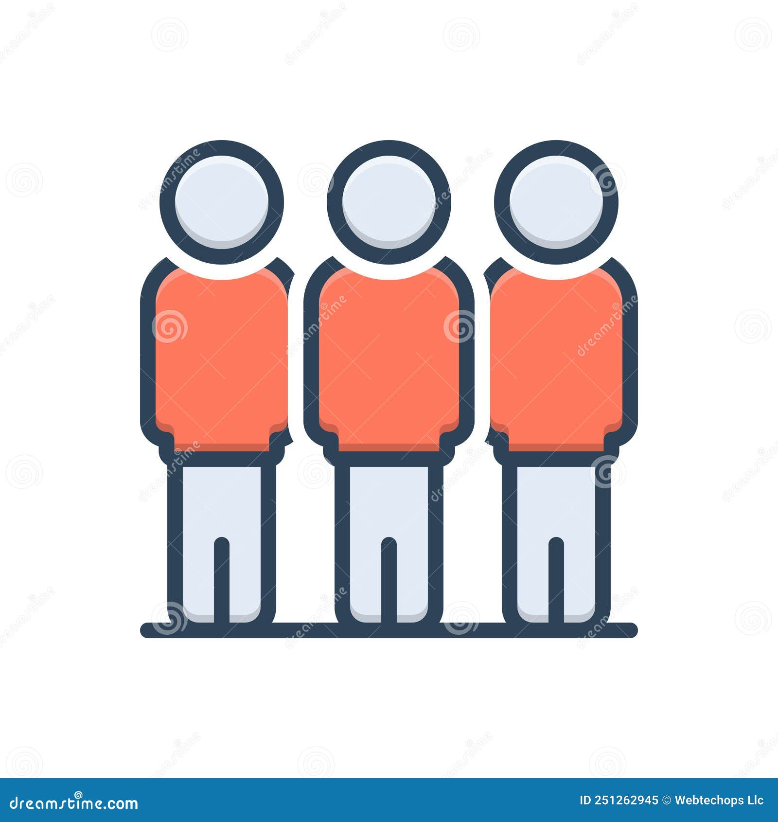 Color Illustration Icon for Allied, Associated and Related Stock ...