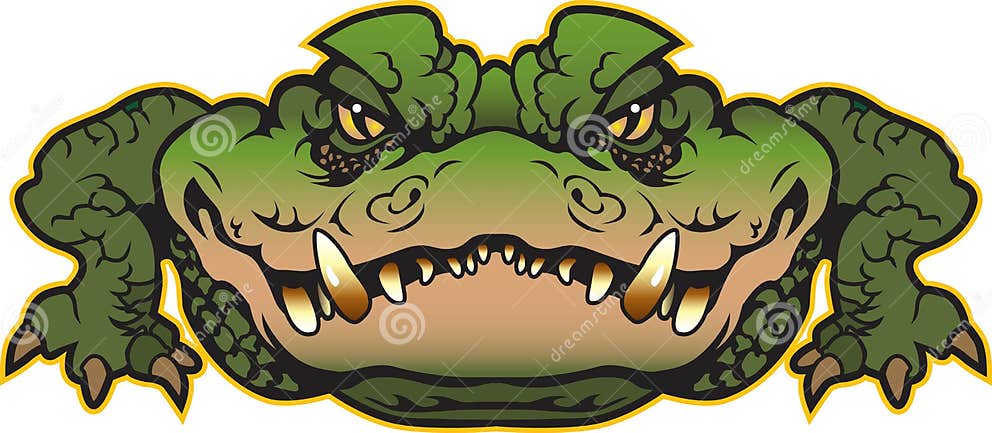 Alligator stock vector. Illustration of angry, mean, lizard - 15186152
