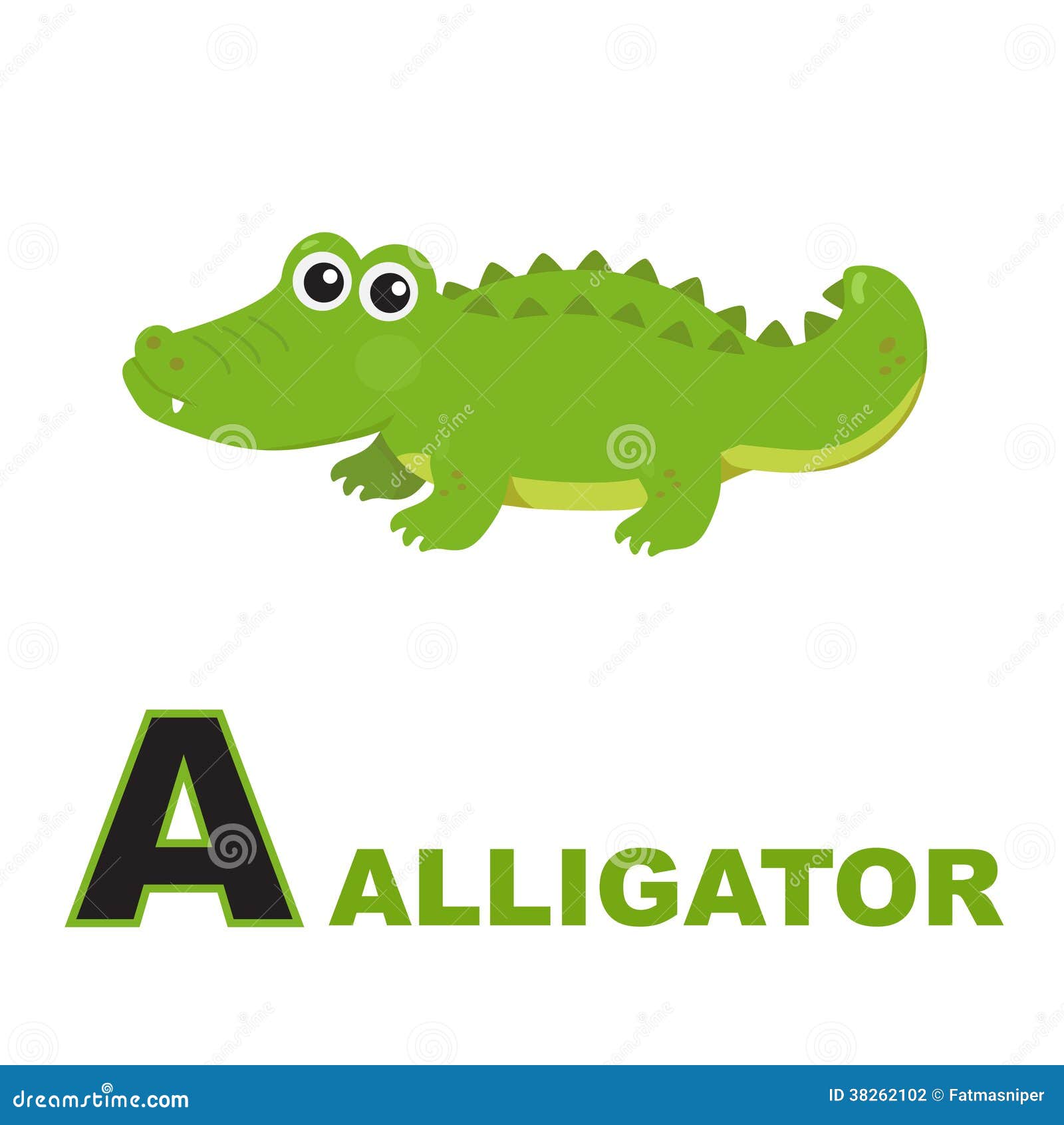 Alligator Vector Illustration | CartoonDealer.com #15186152
