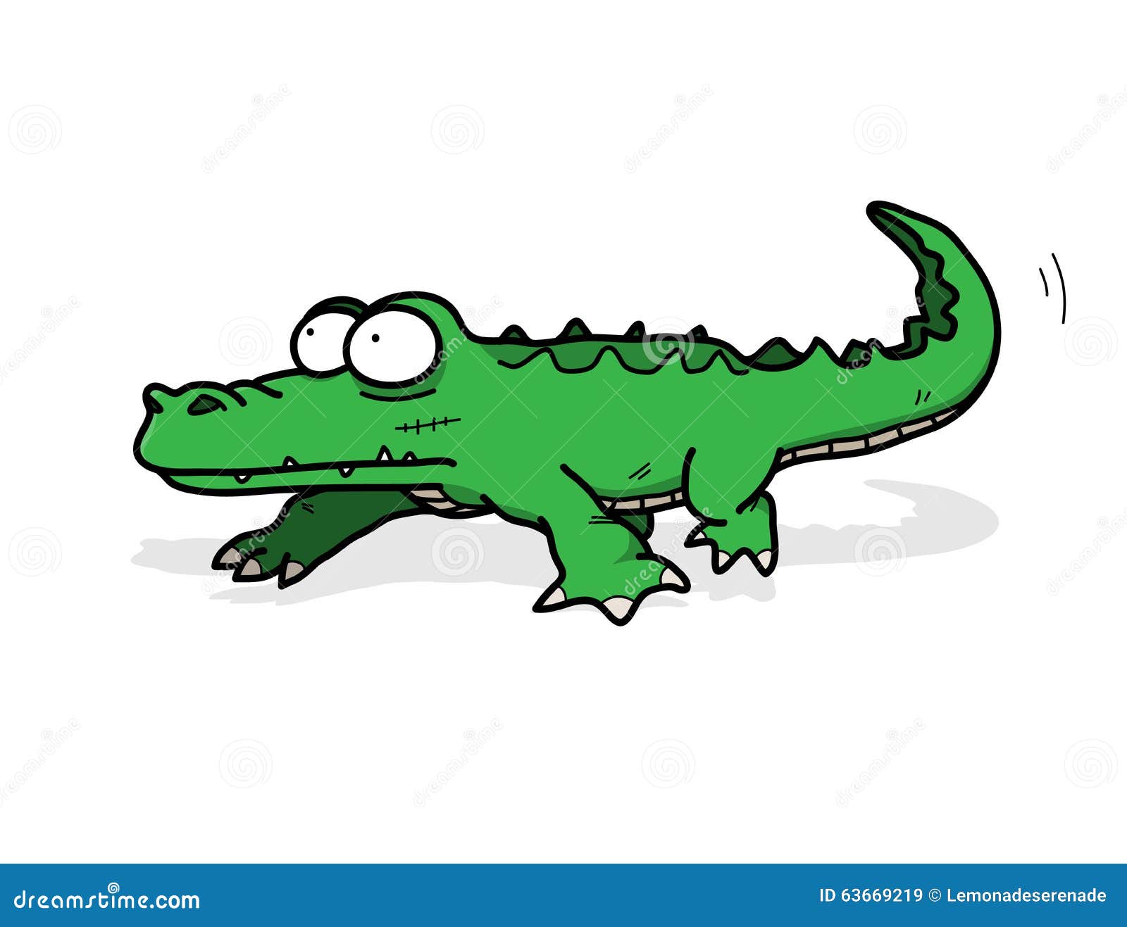 Alligator/Crocodile stock vector. Illustration of wild - 63669219