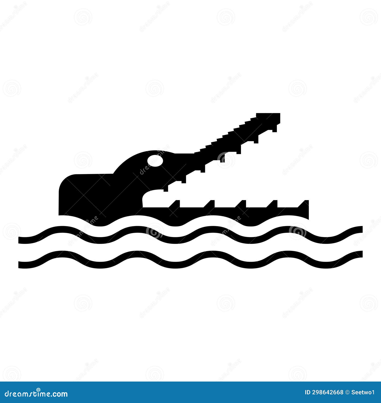 Alligator Sign, Alligator Area Sign Stock Vector - Illustration of risk ...