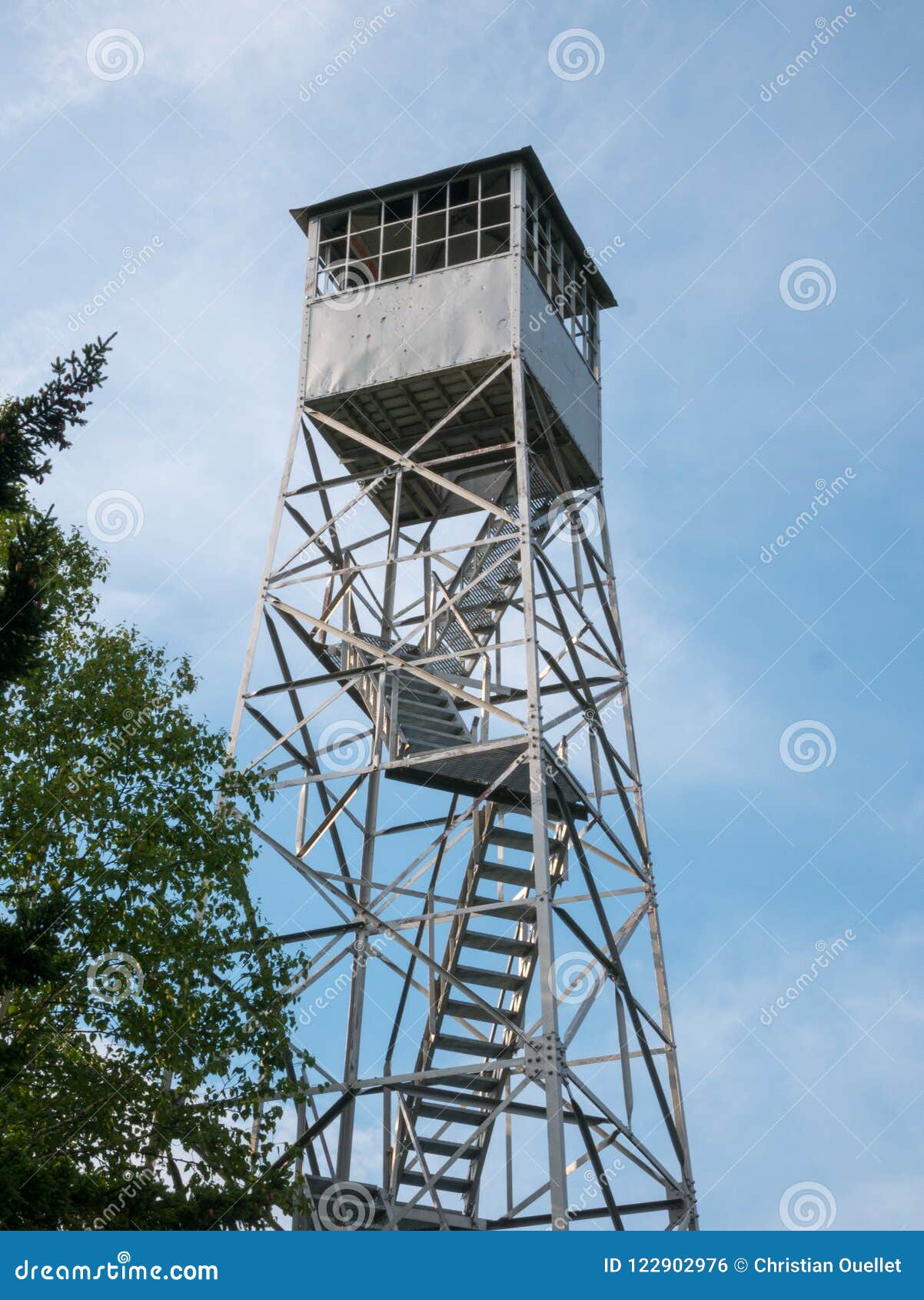 Allis State Park Fire Tower Vermont, U.S.a Stock Photo - Image of lyon ...