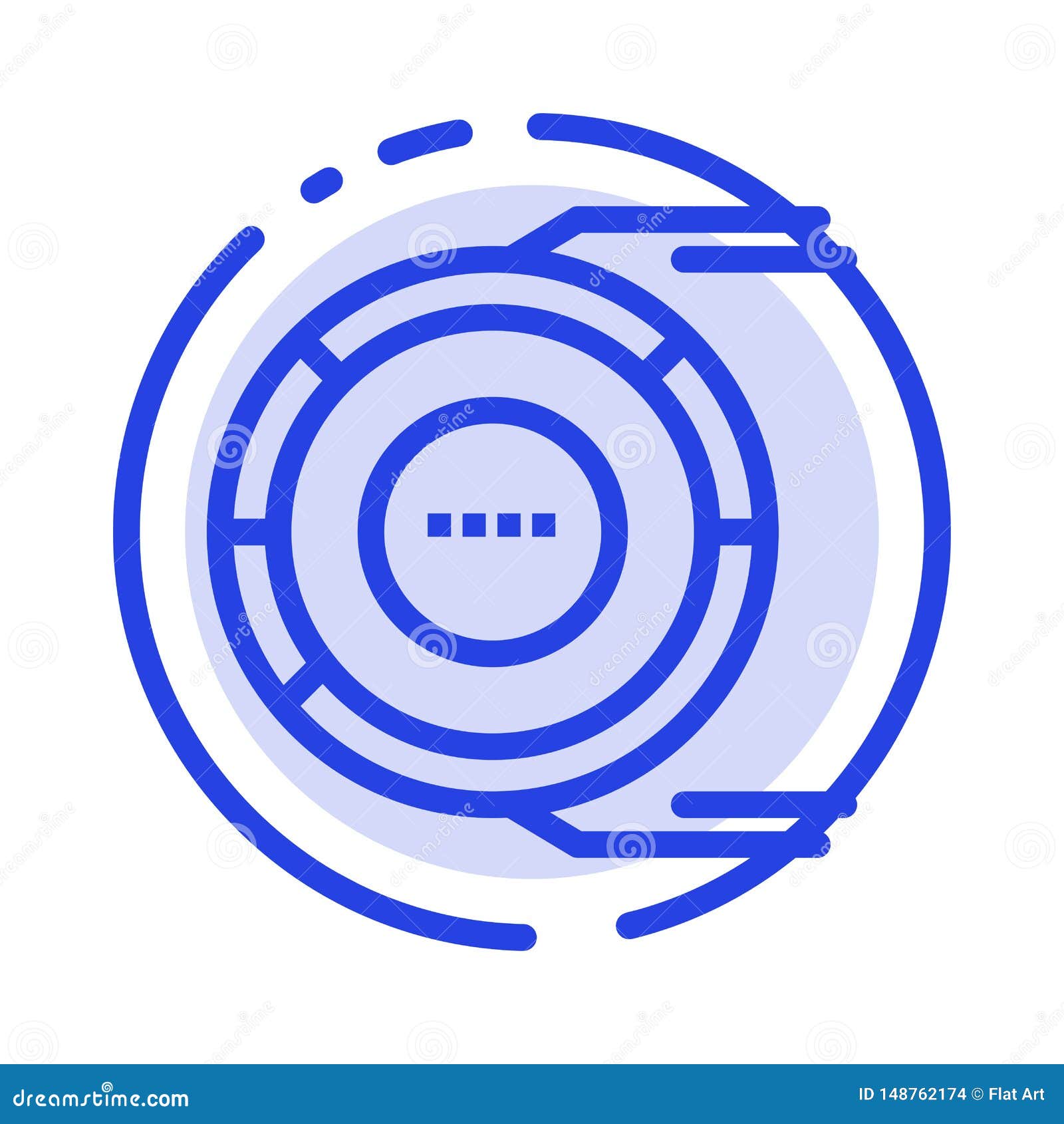 Allocation, Analysis, Diagram, Estimation, Resource Blue Dotted Line ...