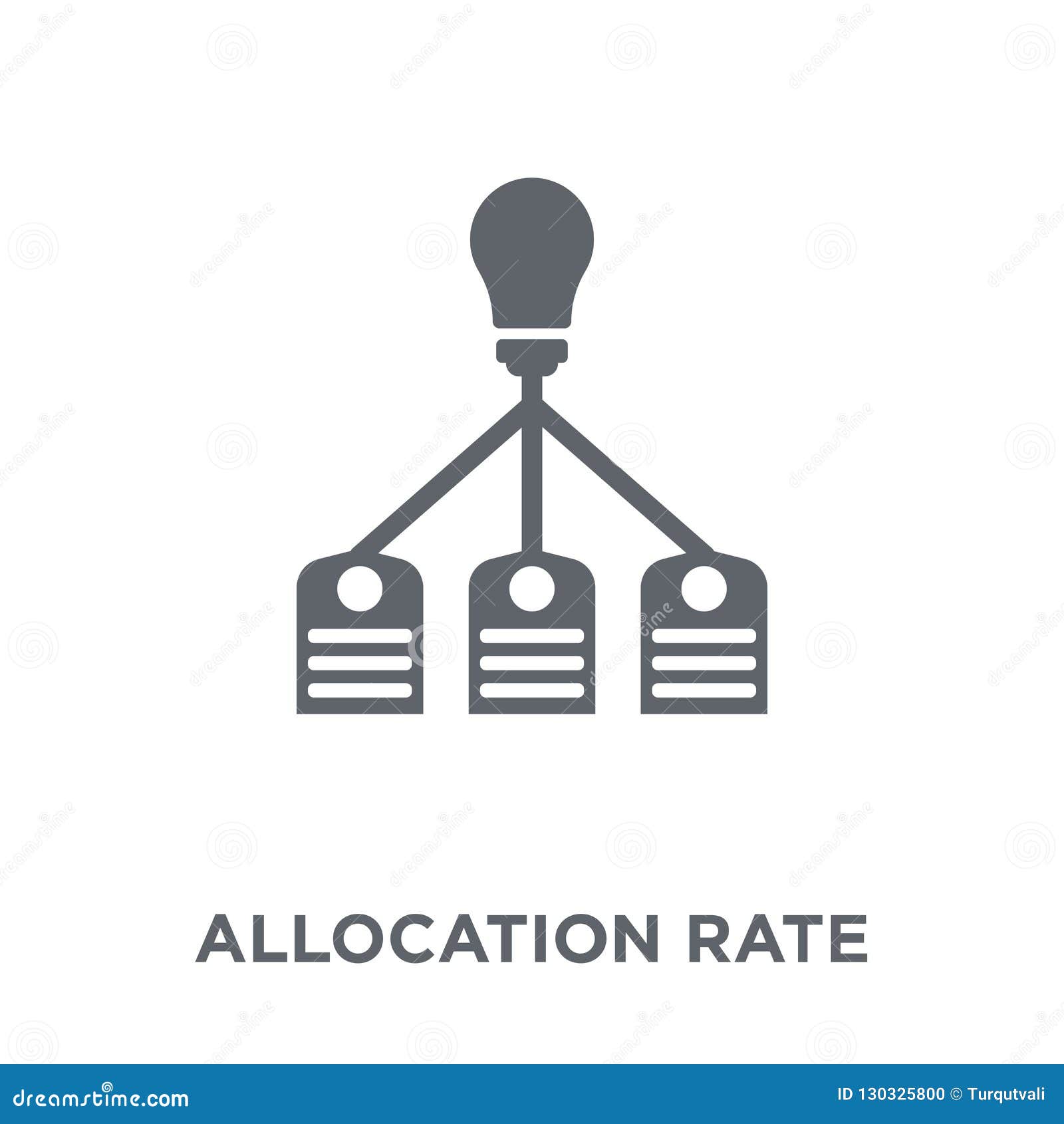 Allocation Rate Icon From Allocation Rate Collection. Vector ...