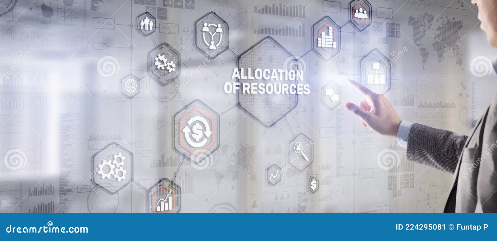 Allocation of Resources Concept on Virtual 3D Screen. Strategic ...