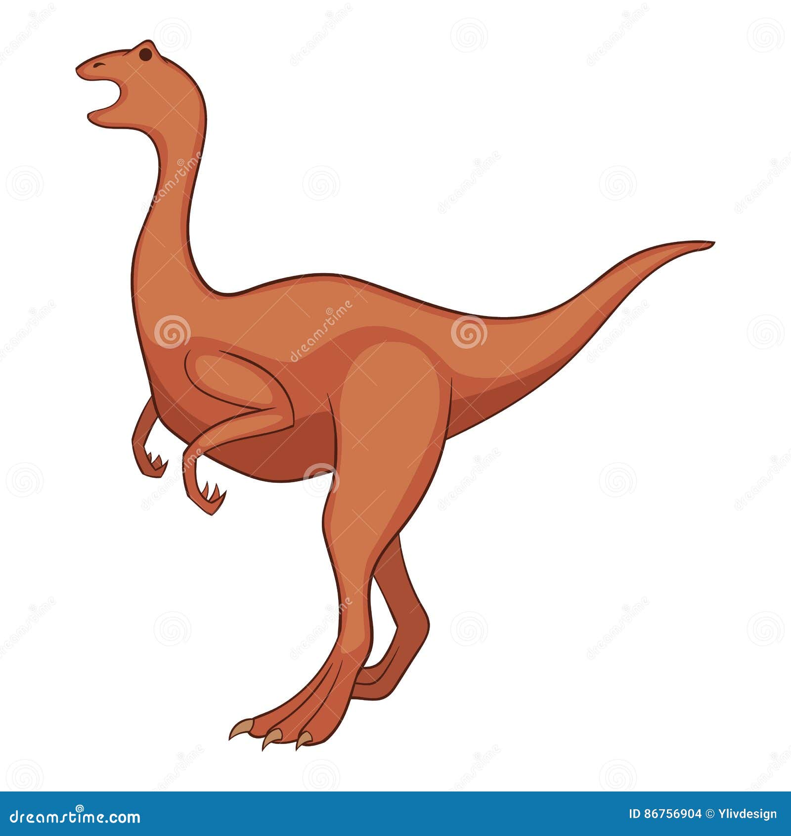 Allosaurus Icon, Cartoon Style Vector Illustration | CartoonDealer.com ...