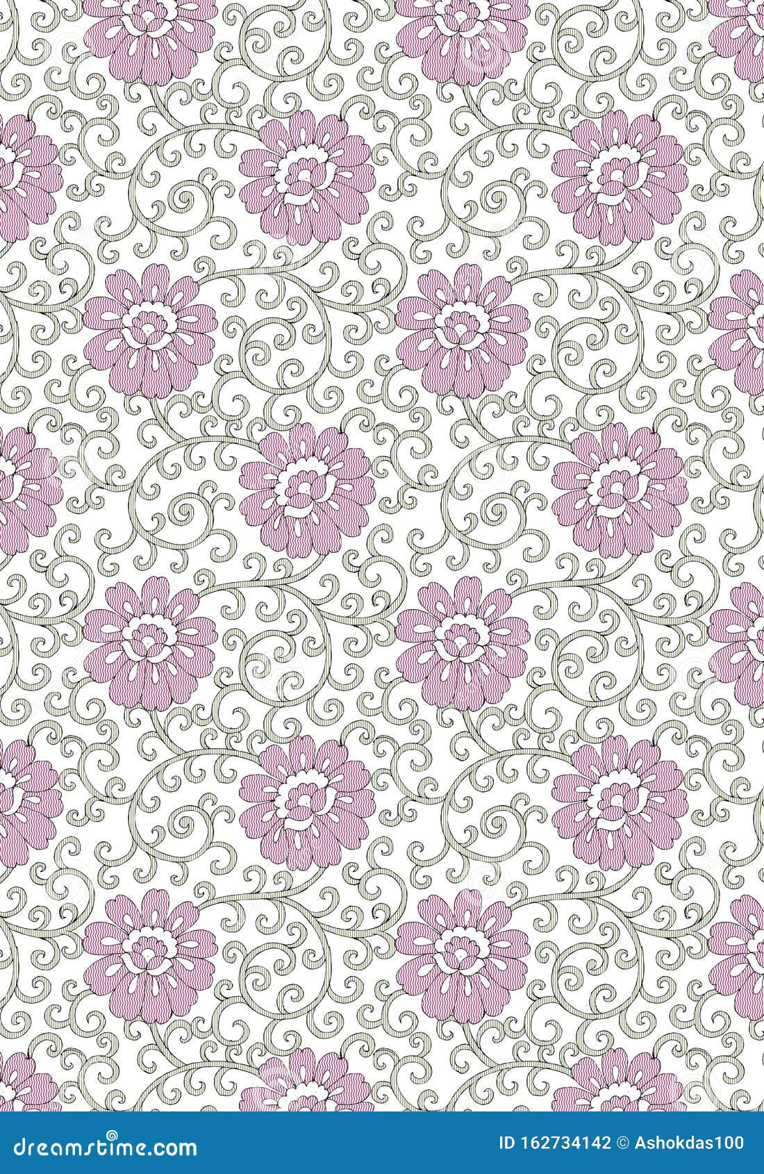 ALLOVER PATTERN ART DESIGN for PRINT Stock Illustration - Illustration ...