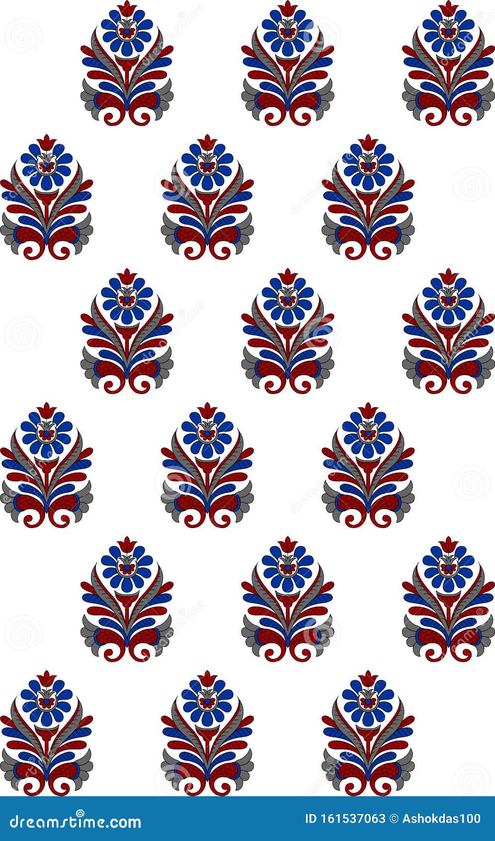 ALLOVER Pattern ART Design for Print Stock Illustration - Illustration ...