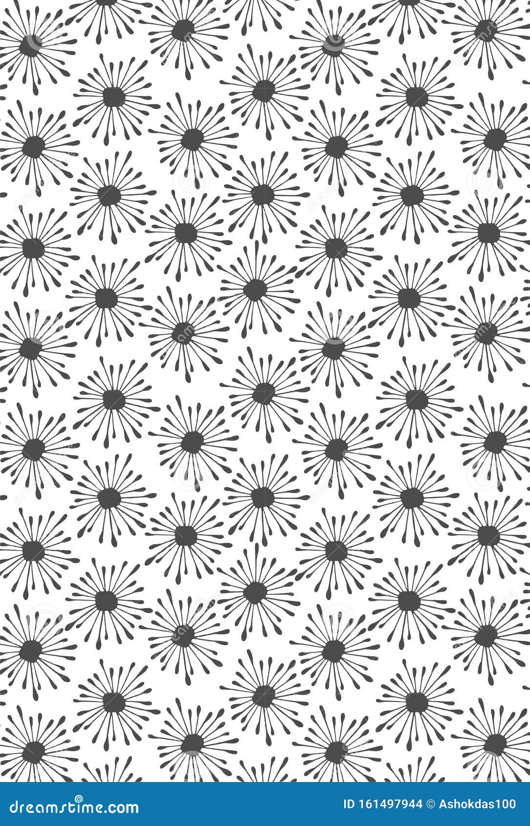ALLOVER Pattern ART Design for Print Stock Illustration - Illustration ...